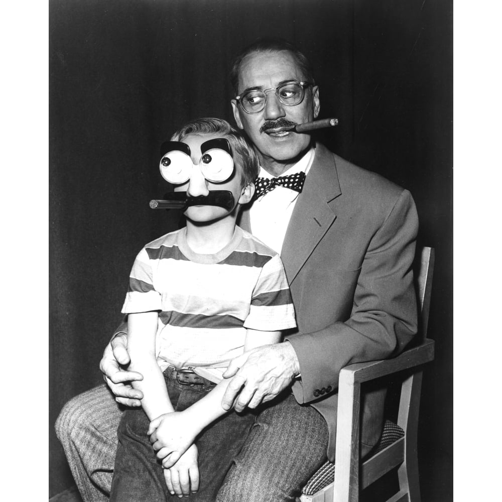 Groucho Marx And A Child With A Groucho Mask History (18 x 24 ...