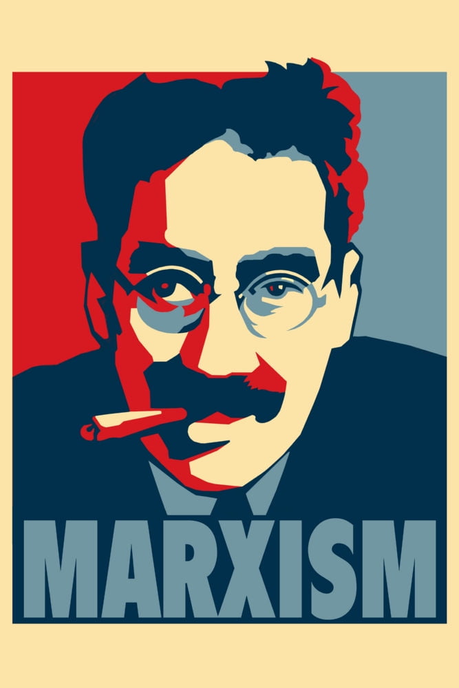 Groucho Marx Poster marxism parody 16in x 24in Poster Square Adults ...