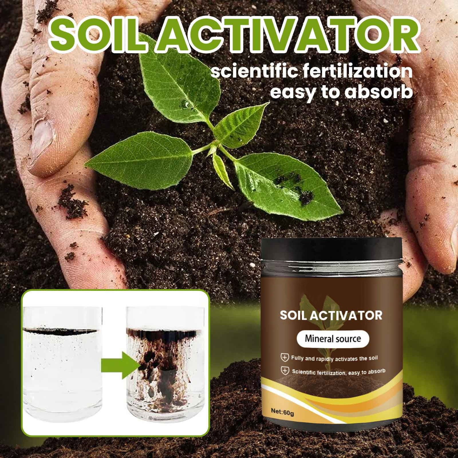 Ground Activator & Conditioner Potassium Fulvic Improves Water Absorption & Plant Growth for ...
