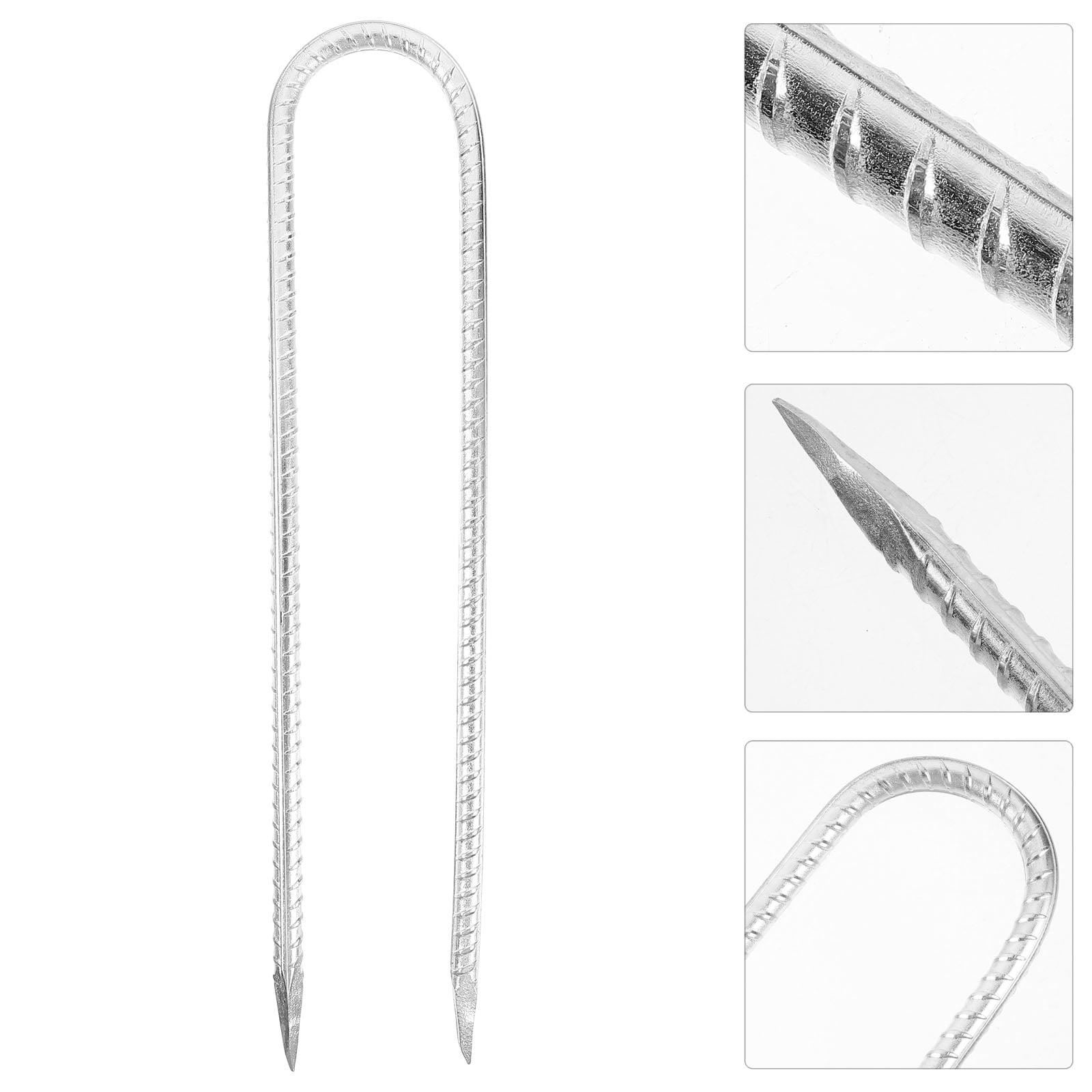 Ground Anchors For Swing Set,8pcs U Shape Tent Stakes Garden Swing ...