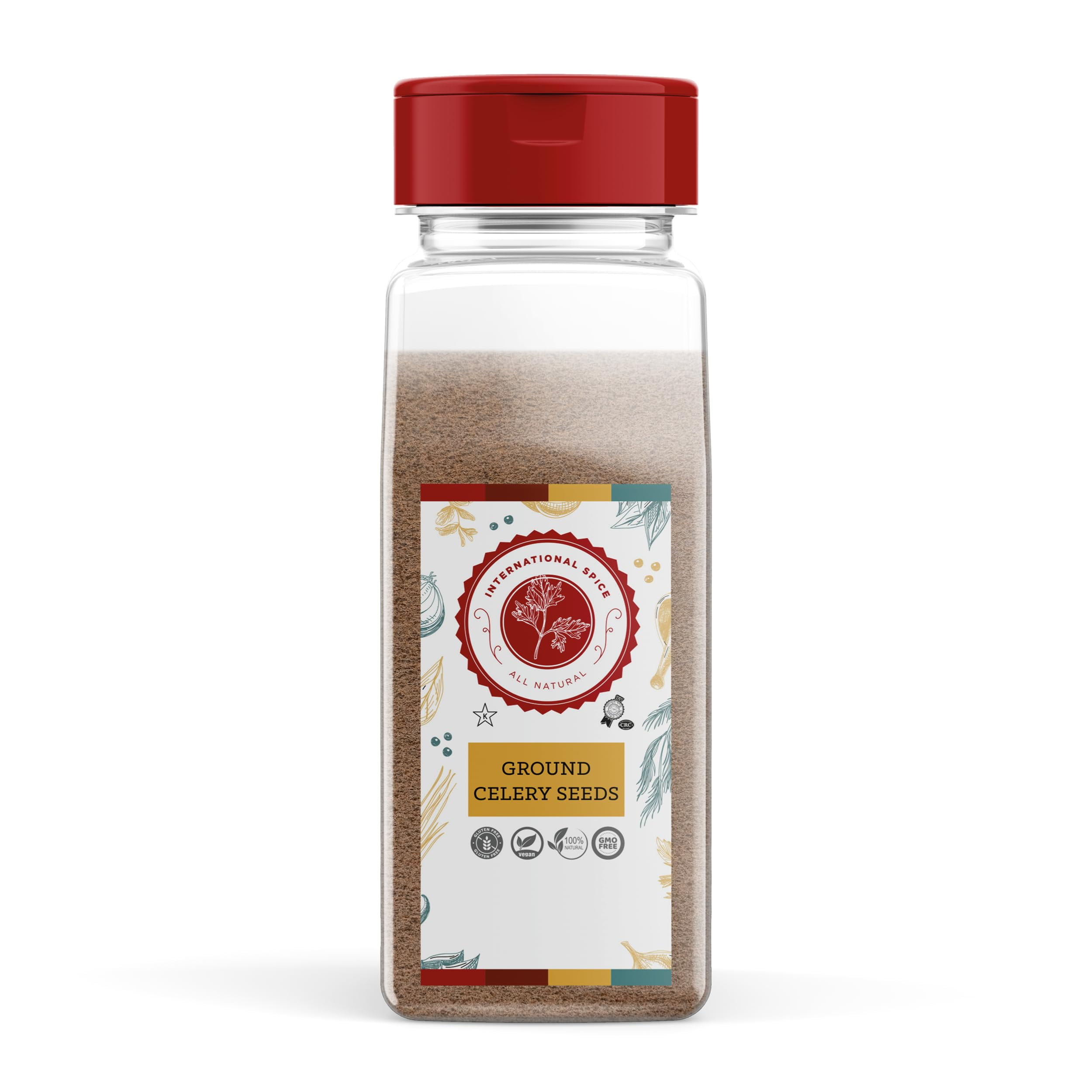Ground Celery Seed by WHF2 International Spice, Savory Gourmet Seasoning for Cooking and ...