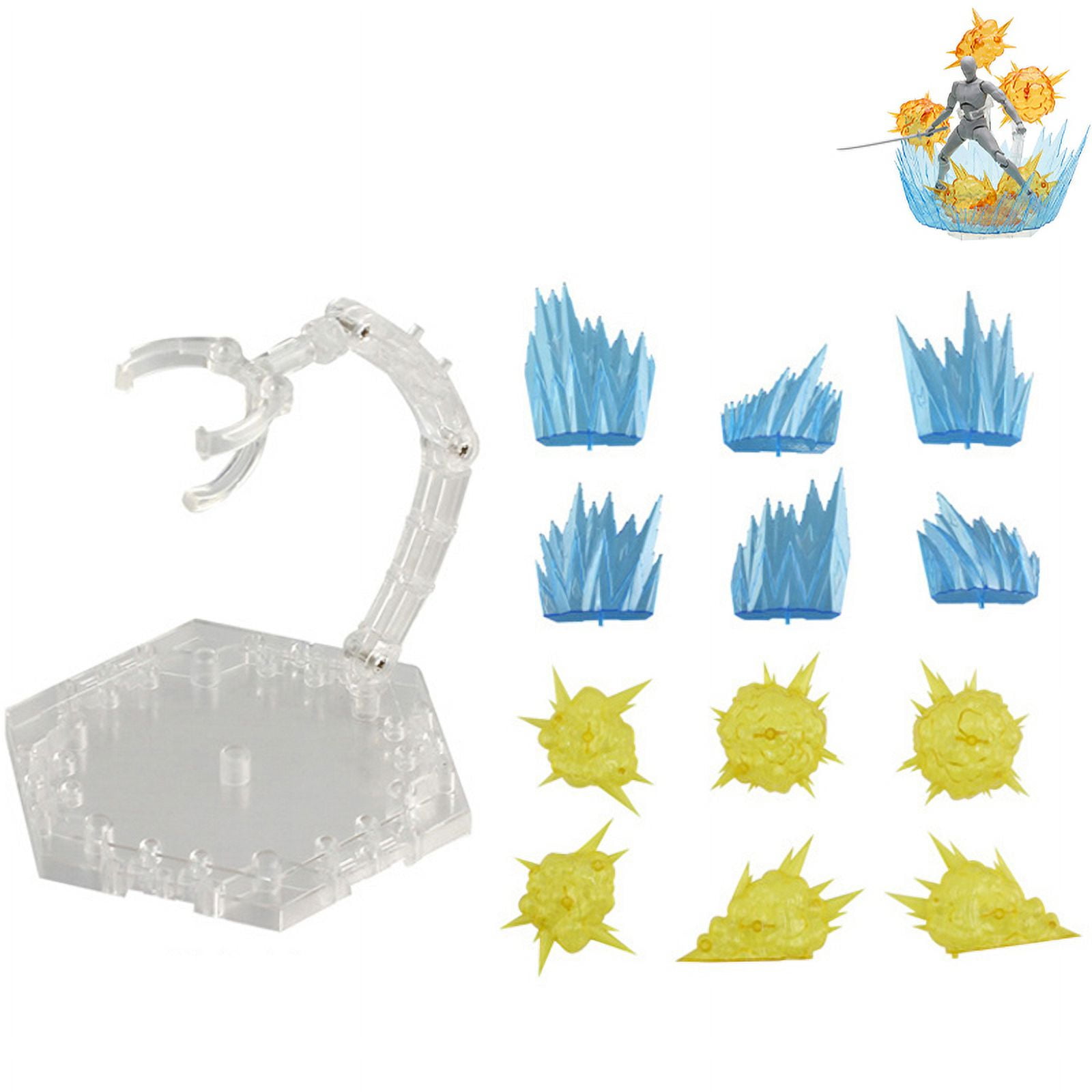 Ground Fissure Explosion Platform Impact Effect Model Action Figure One ...