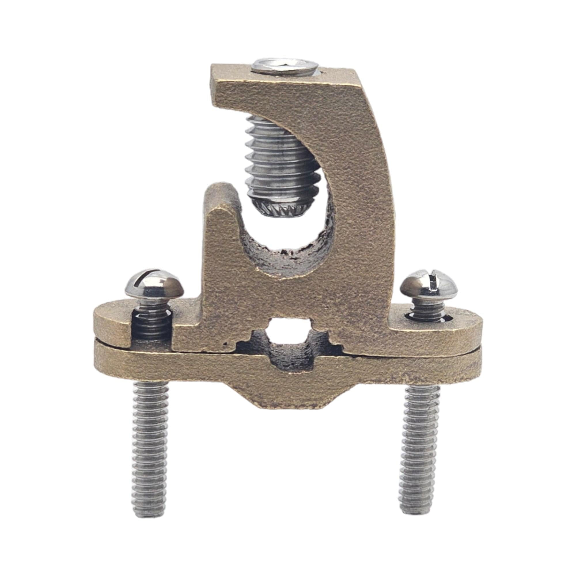 Ground Lay in Rebar Clamp 8 AWG- 4/0 AWG Wire Range 1/2 - 1" Pipe Size ...