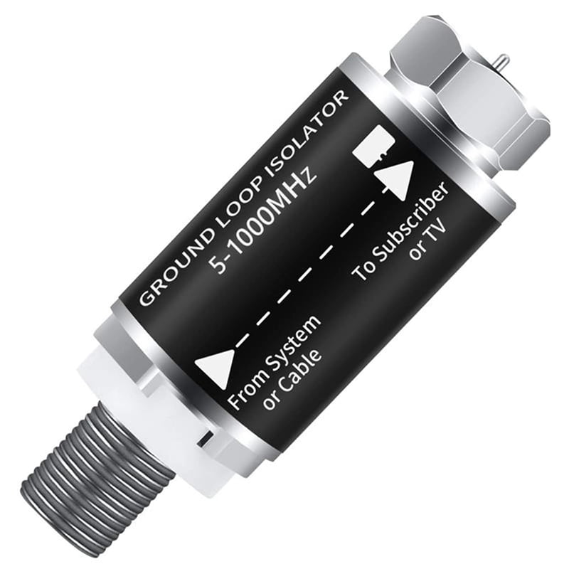 Ground Loop Isolator - Cable TV Audio Isolation Transformer, TV/Noise ...