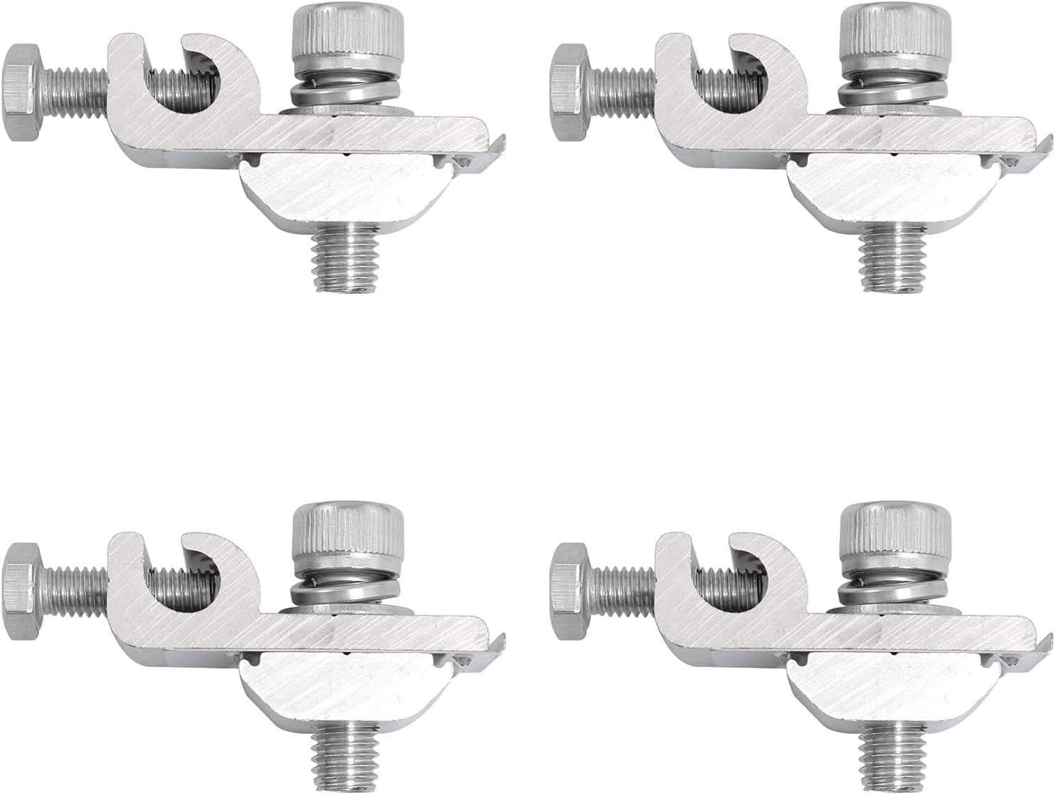 Ground Lug Cable Clamp 4PCS Solar Panel Bolt-On Coupling Earthing ...