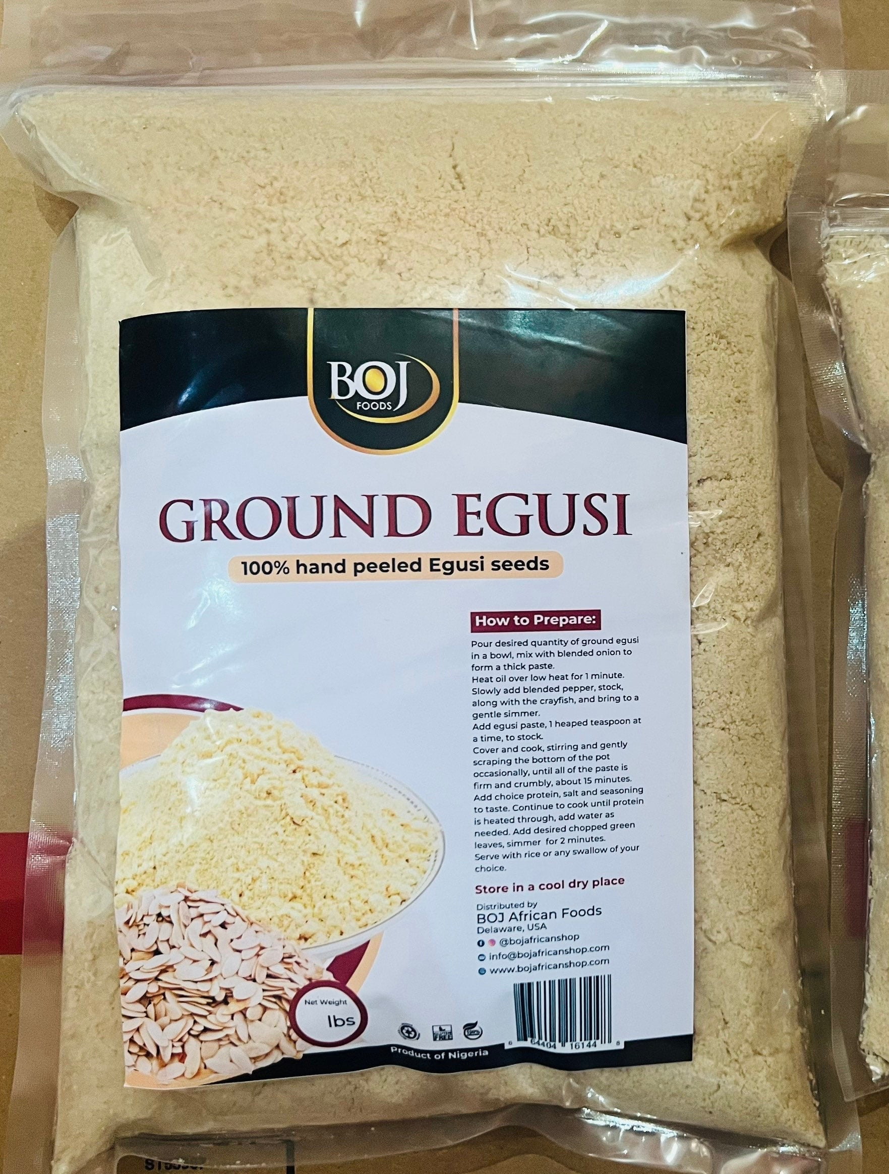 Ground Melon Seed / Egusi (2lbs) - Walmart.com