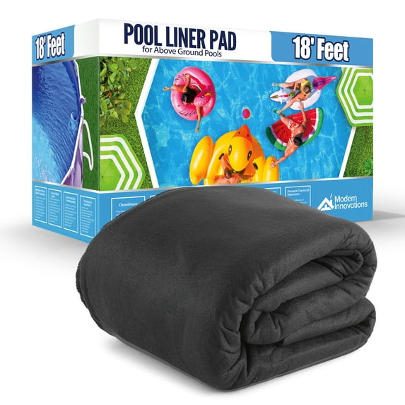 Modern Innovations, Above Ground Pool Liner Pad, 18' Round, Heavy Duty ...