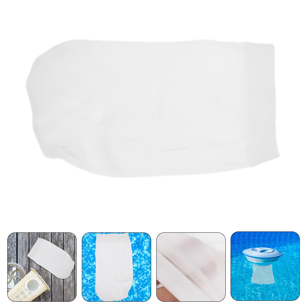 Pawsdot 20Pcs Pool Filter Socks Nylon White for Above Ground Pool Fine ...