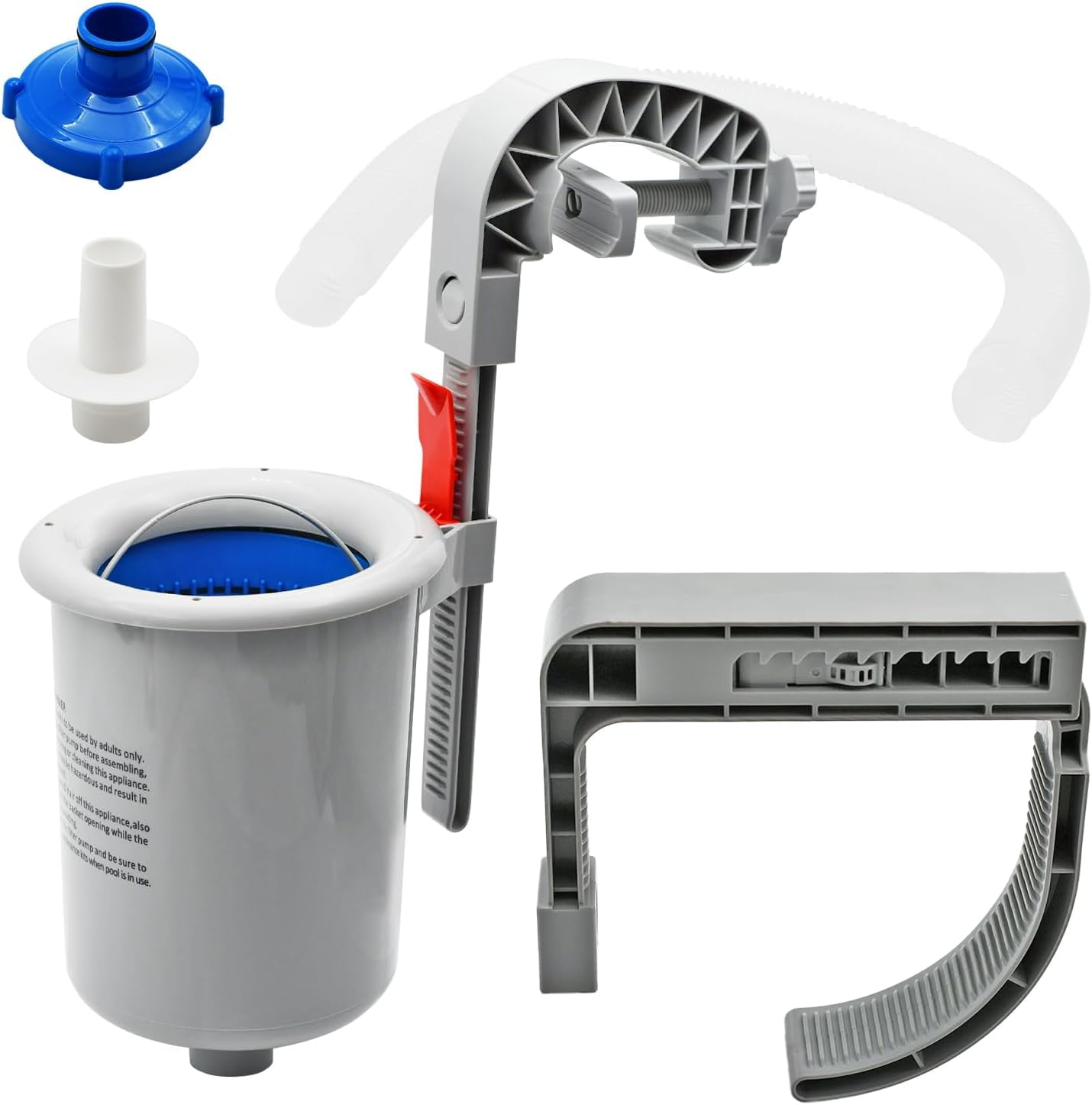 Above Ground Pool Surface Skimmer with Detachable Skimmer Basket, Auto ...