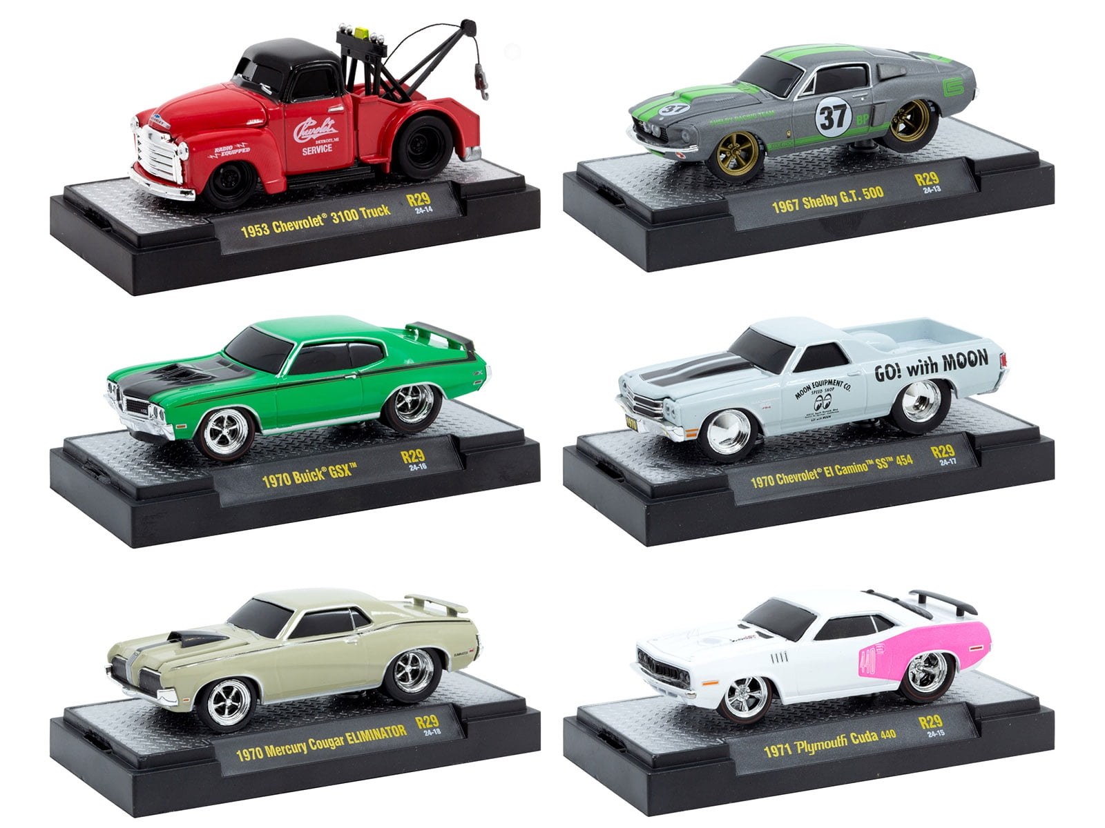 "Ground Pounders" 6 Cars Set Release 29 IN DISPLAY CASES Limited ...