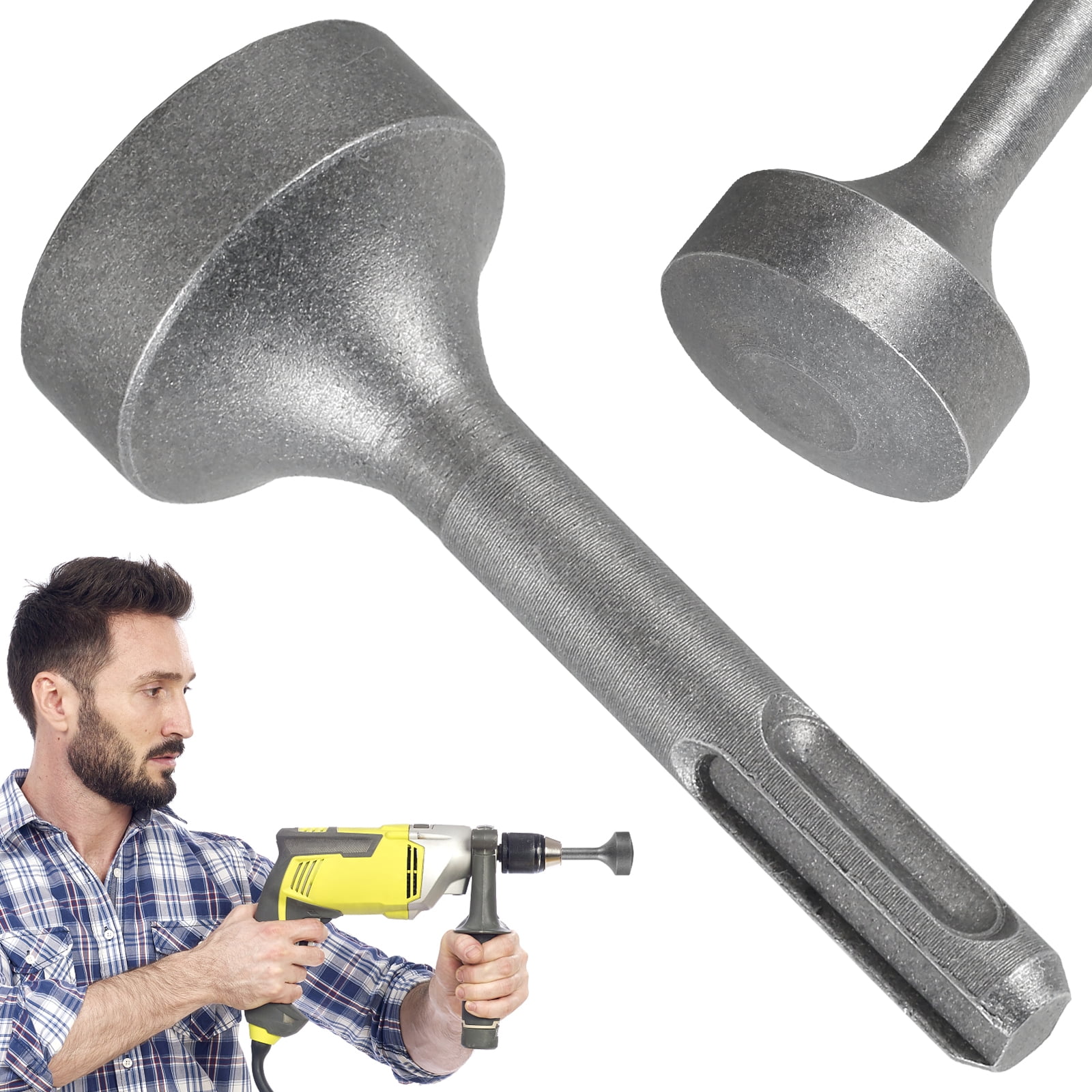 Ground Rod Driver Heavy Duty SDS Plus T Post Ground Rod Driver Tool ...