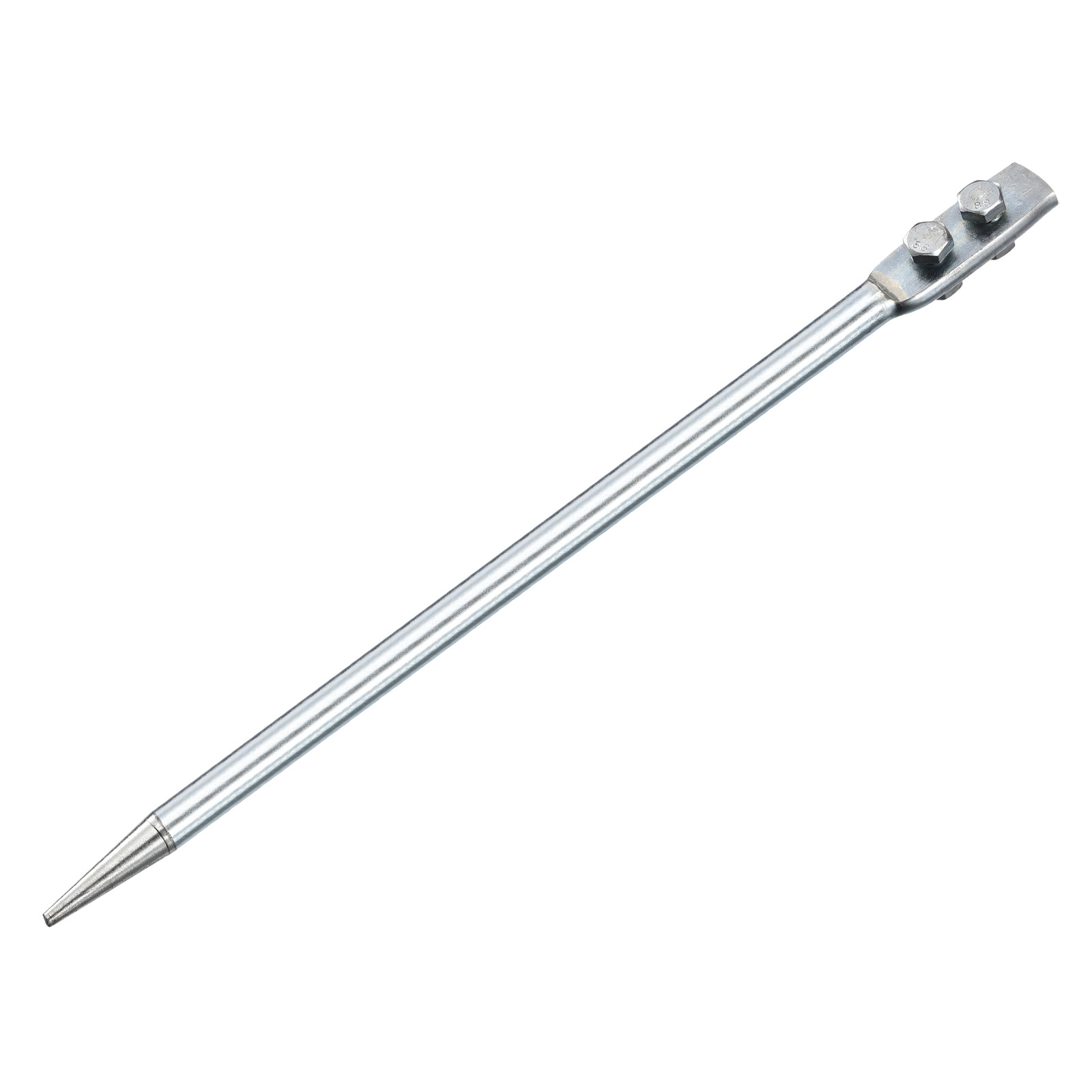 Ground Rod Hot Galvanized Grounding Pin 3.3ft Straight Double Hole ...