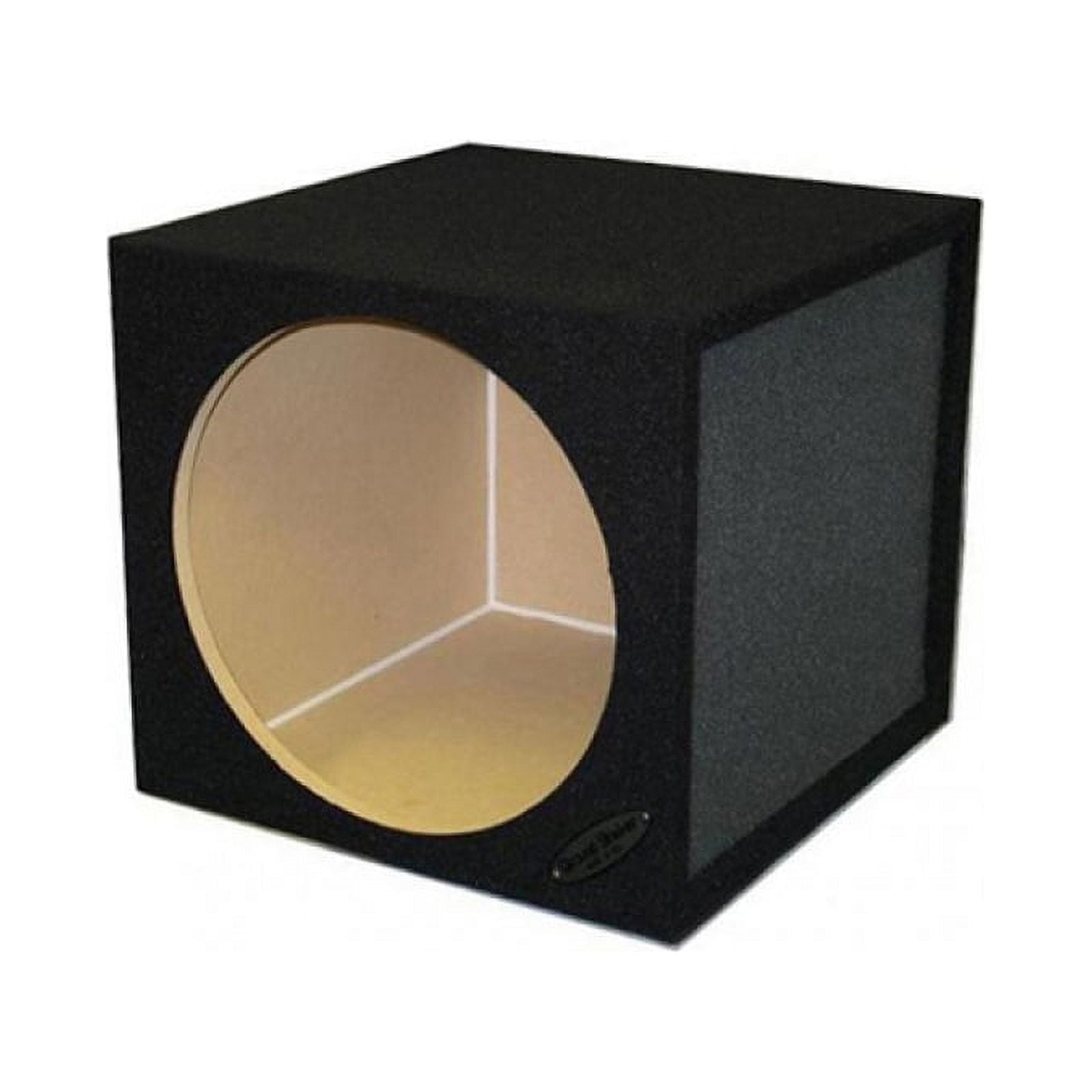 Ground Shaker SQ112-B Black 12" Single Mid-Size Sealed Sub Box ...
