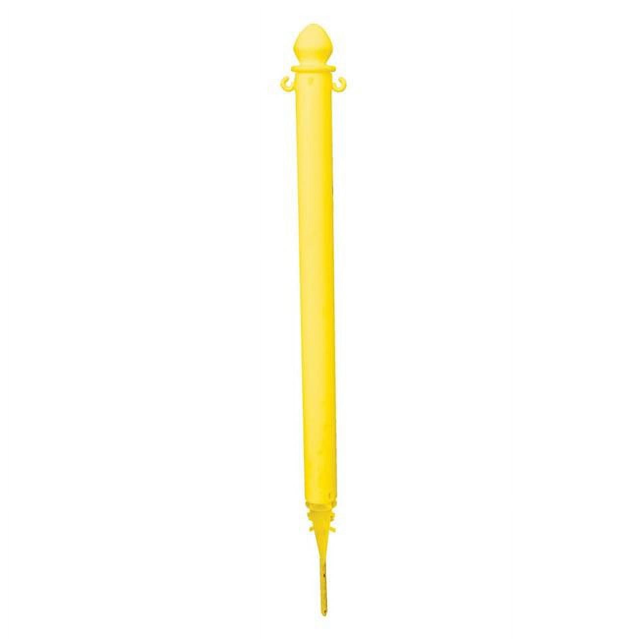 Ground Stake Plastic Barricade - Yellow - Walmart.com