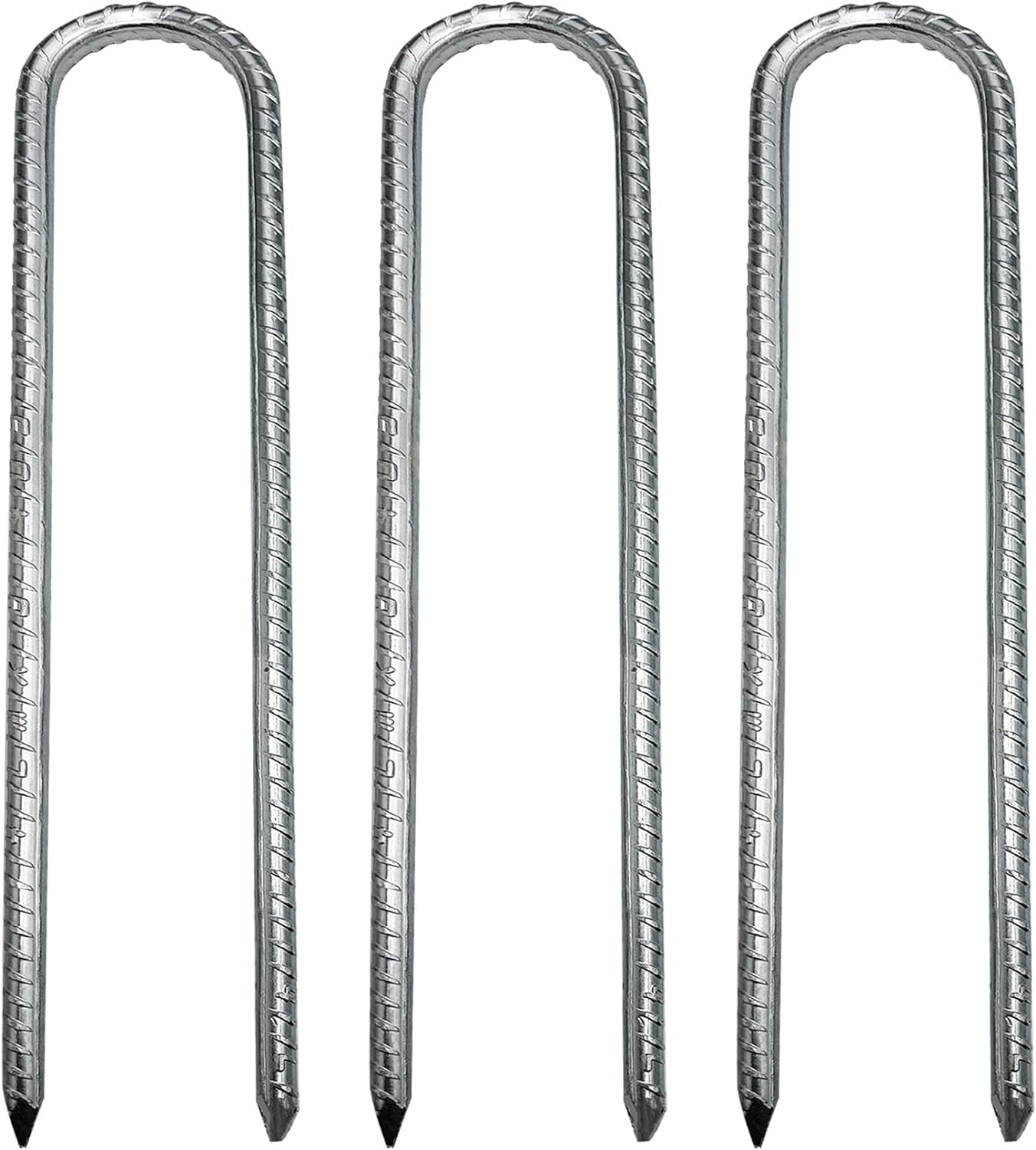 Ground Stakes Tent Steel Pegs Nails Trampoline Staples Garden Stake ...