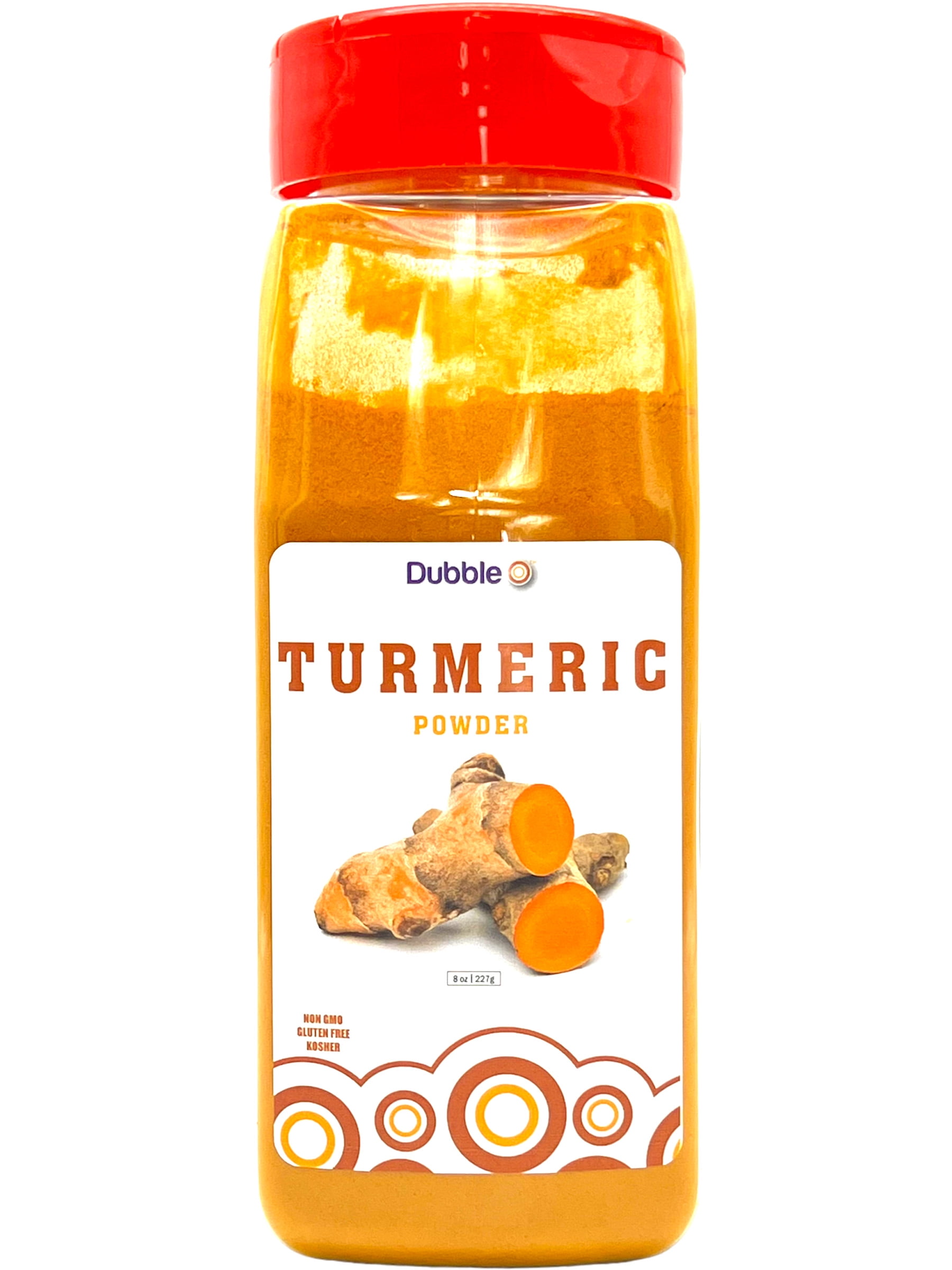 Dubble O Ground Turmeric Powder, 8 oz, Kosher, Halal, Gluten-Free Spice ...