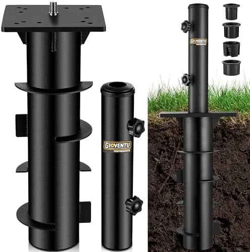 𝟐𝟎𝟐𝟓 𝐔𝐩𝐠𝐫𝐚𝐝𝐞𝐝 In Ground Umbrella Base with Umbrella Stand Tube ...