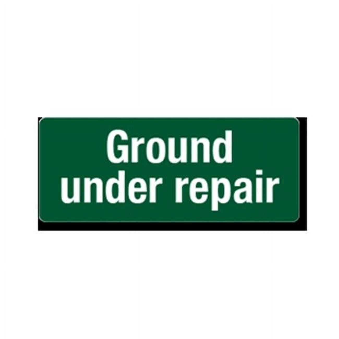 Ground Under Repair Clip-On Sign - Walmart.com