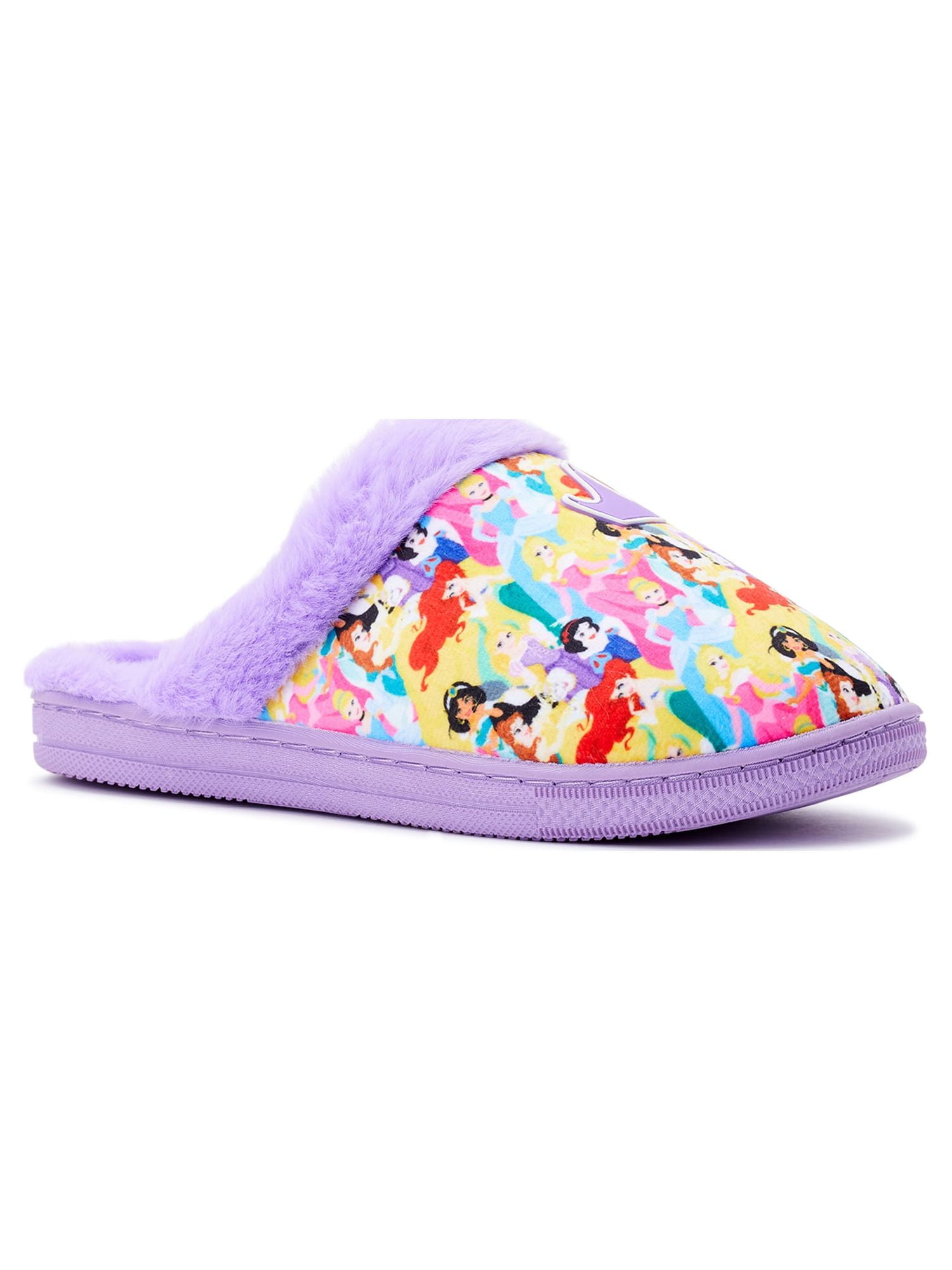 Ground Up Disney Princess Girls Slippers, Sizes 13/1-6 - Walmart.com