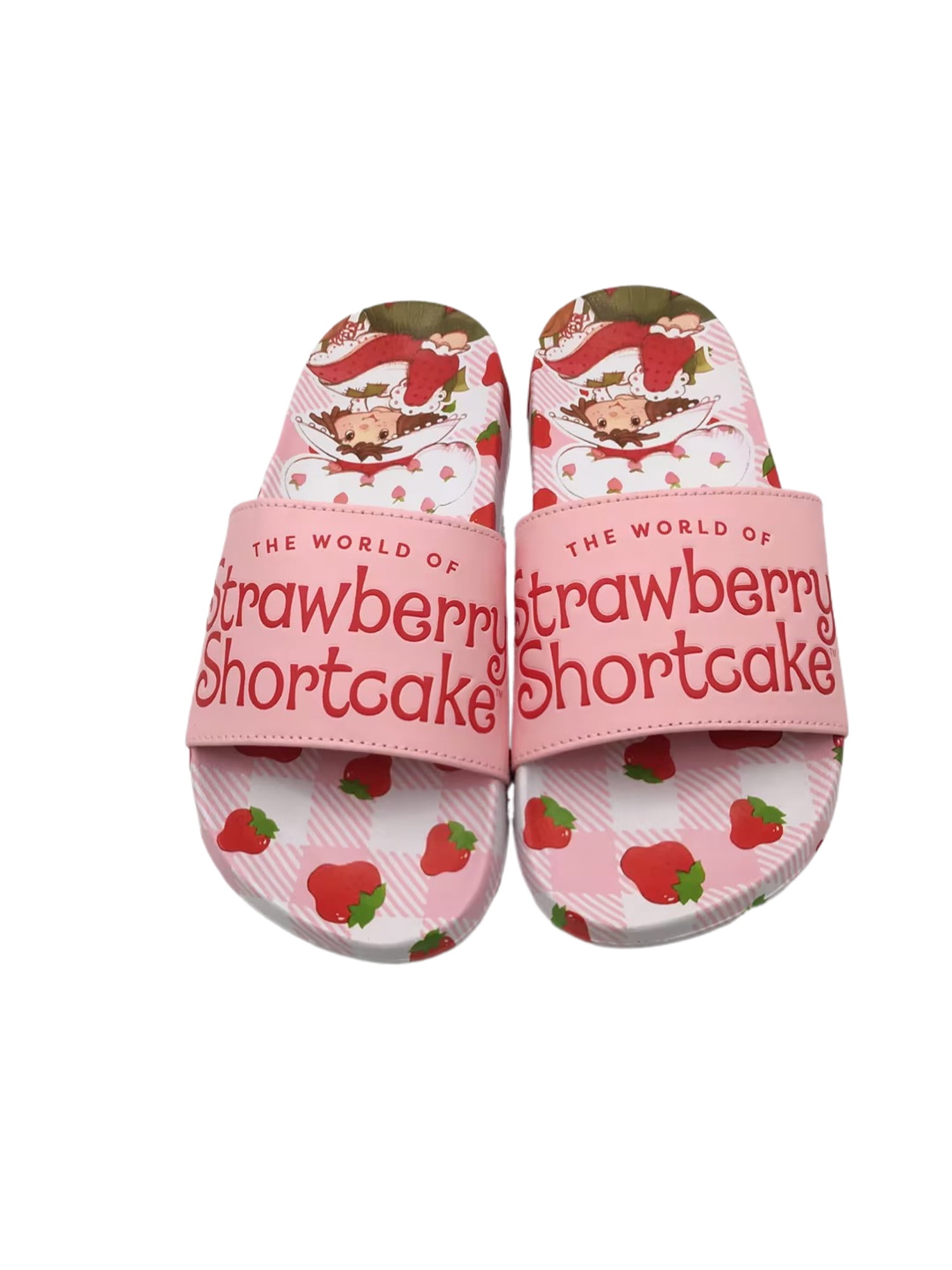 Ground Up Women's Strawberry Shortcake Slide Sandals - Walmart.com