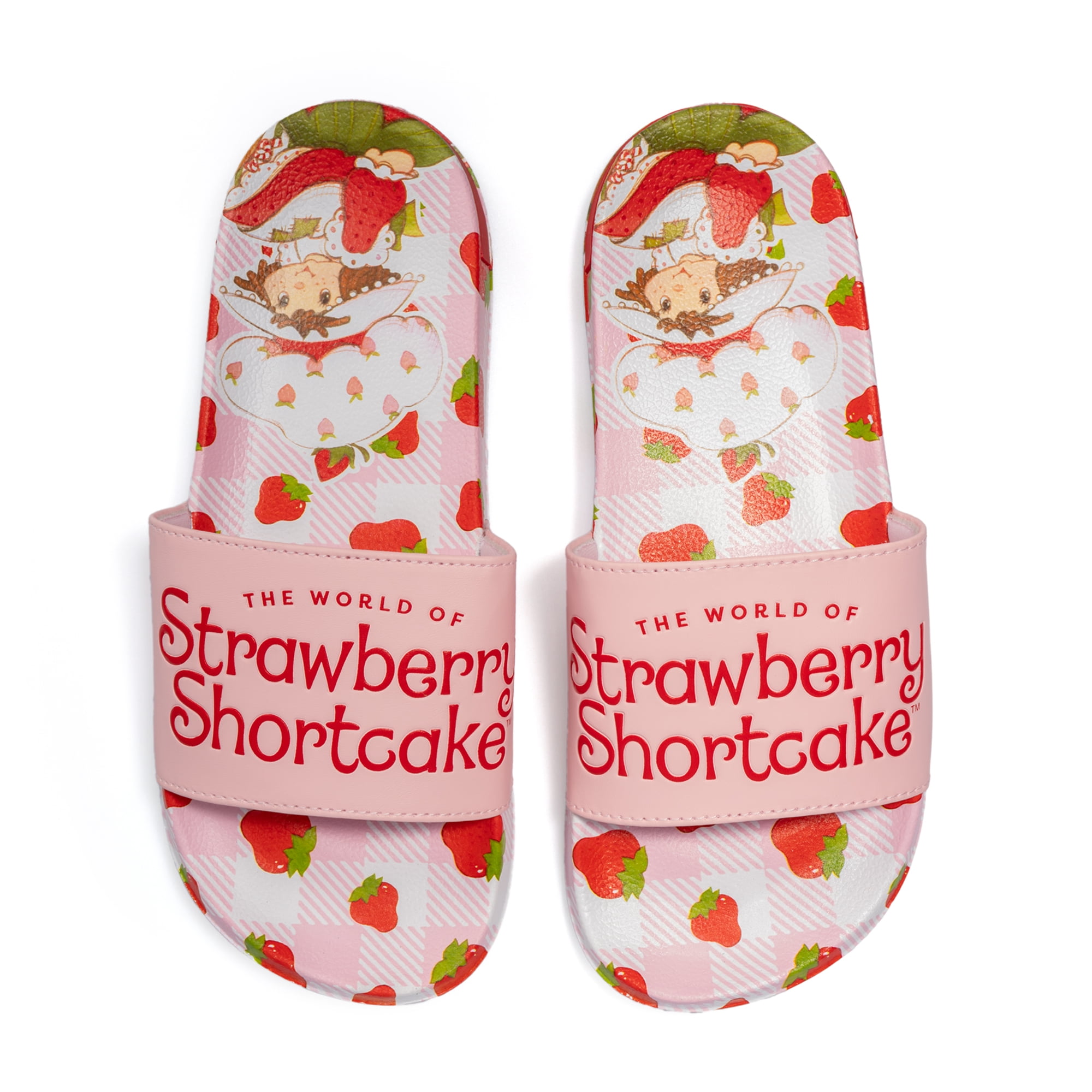 Ground Up Women's Strawberry Shortcake Slide Sandals - Walmart.com