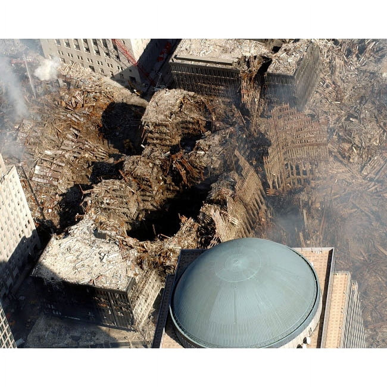 Ground Zero at the World Trade Center disaster Poster Print by ...