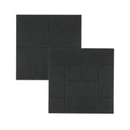 GroundSmart 12" x 12" x 1/2" Red Flat Rubber Paver, 60 pack - Walmart.com