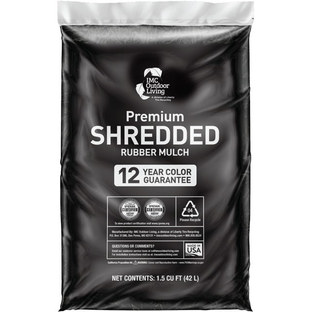 GroundSmart Red Shredded Rubber Mulch, 1.5 cu ft - Walmart.com