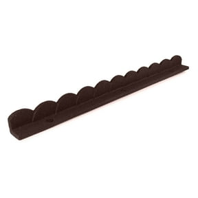 GroundSmart Roman Brick Landscape Edging, 4' Brown Rubber Garden Edging ...