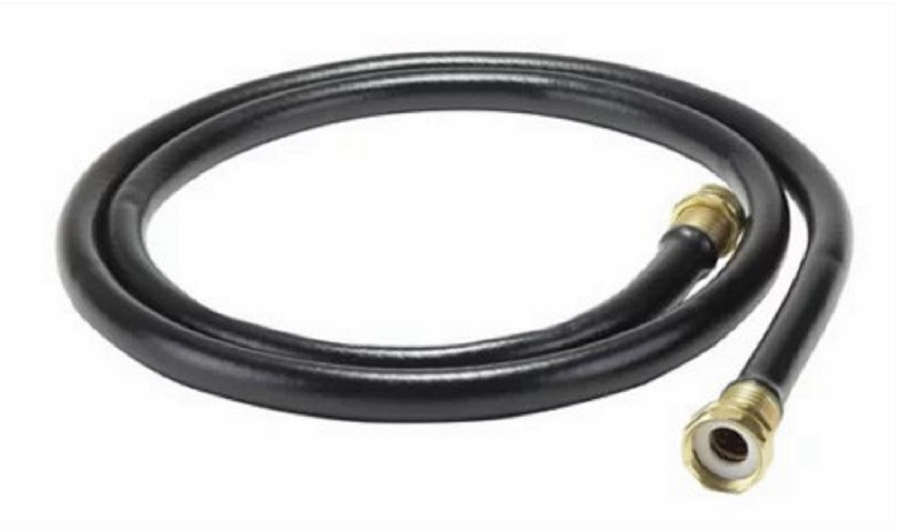 GroundWork XHJ-0658CA Black Color 0.63in. x 6 ft. PVC+Rubber Garden ...