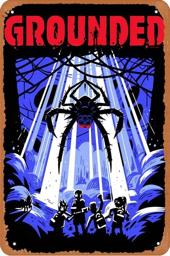 Grounded Movie Poster Retro Metal Tin Sign Wall Home Wall Art Metal Tin ...