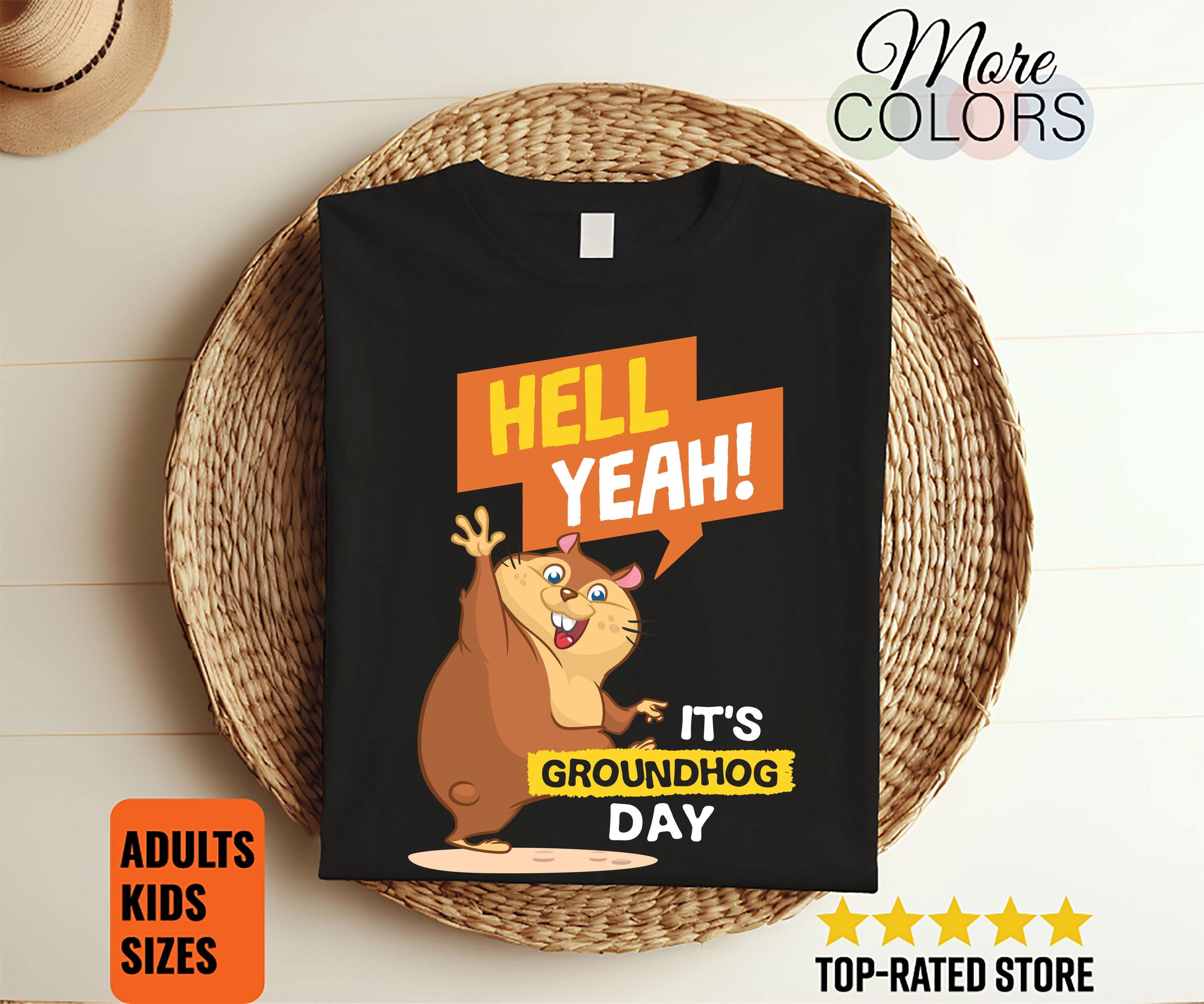 Groundhog Day T-Shirt, Groundhogs Lovers Gift Cute Tee, Respect The ...