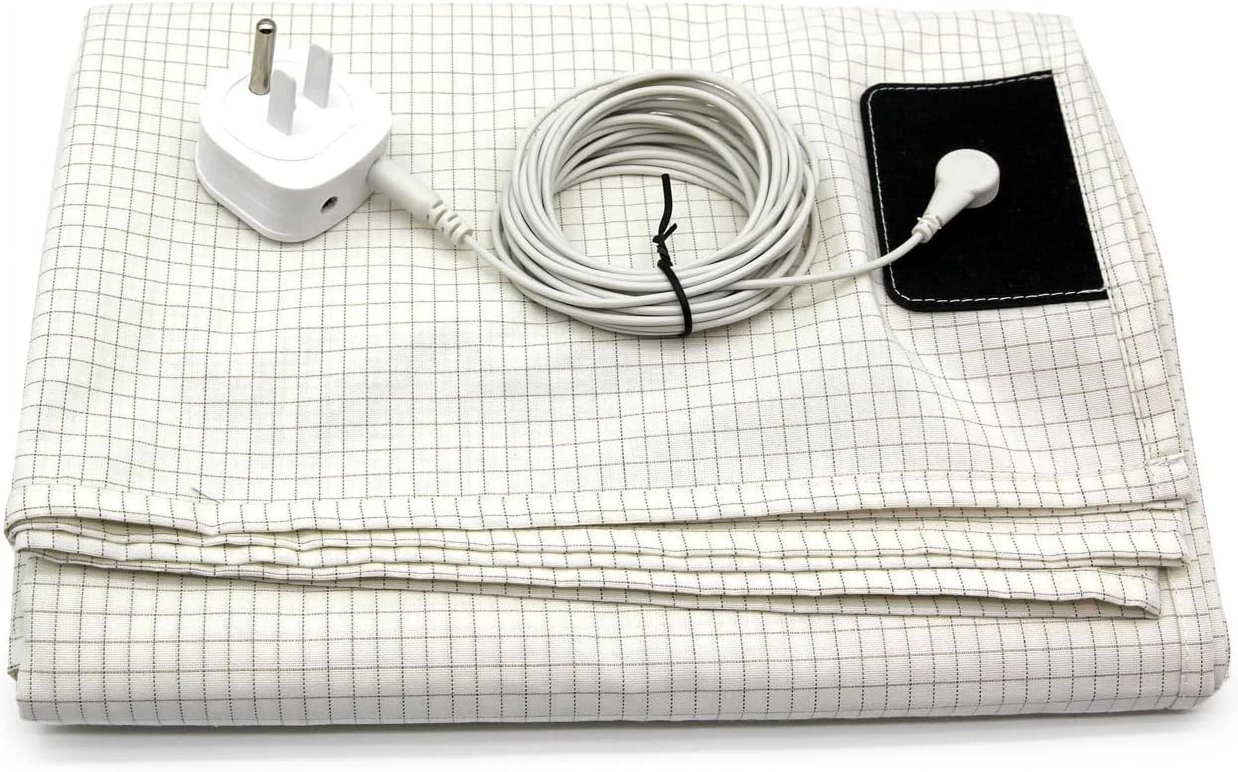 Grounding Flat Sheet 10% Pure Silver Fiber Conductive Earthing Sheet ...