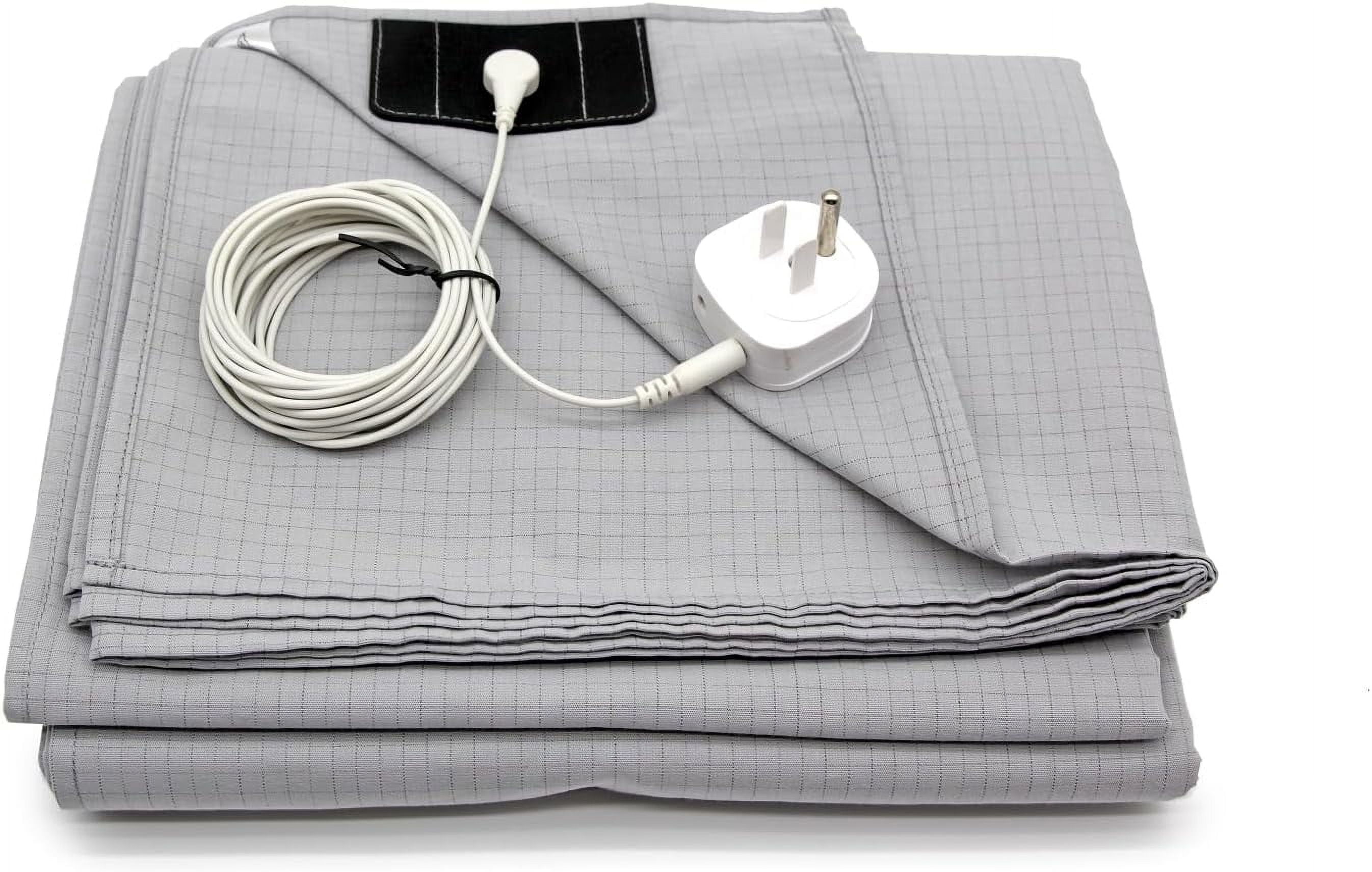 Grounding Flat Sheet 10% Pure Silver Fiber Conductive Earthing Sheet ...