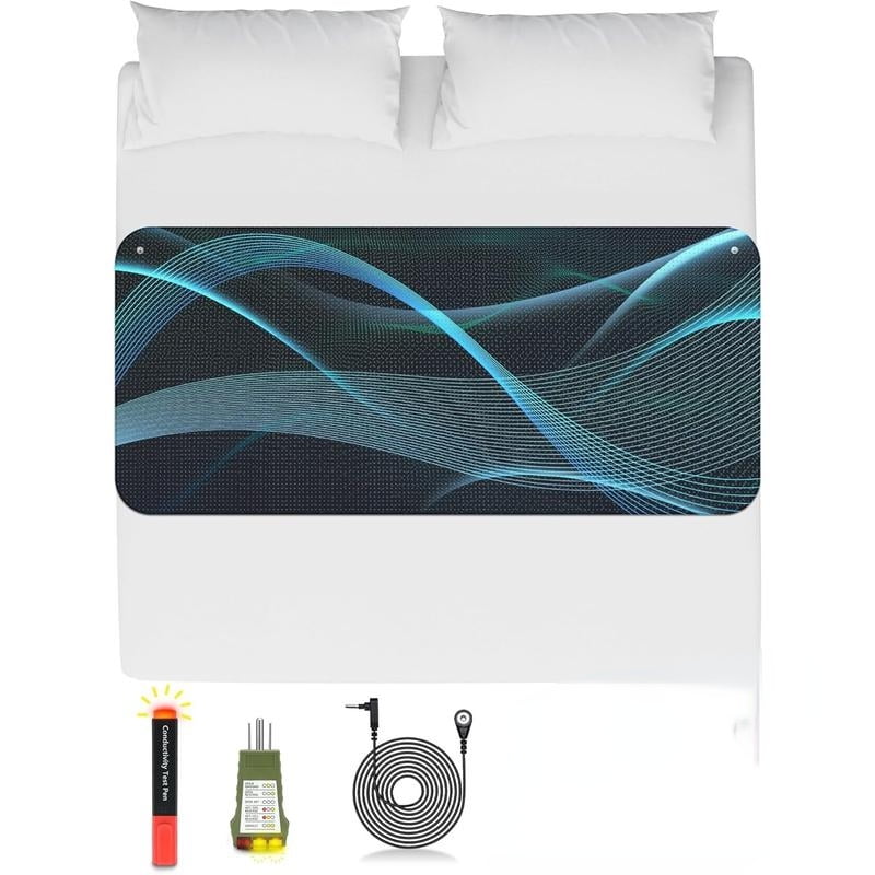 Grounding Mat for Bed, Earthing Mat Grounding Pad for Sleeping ...