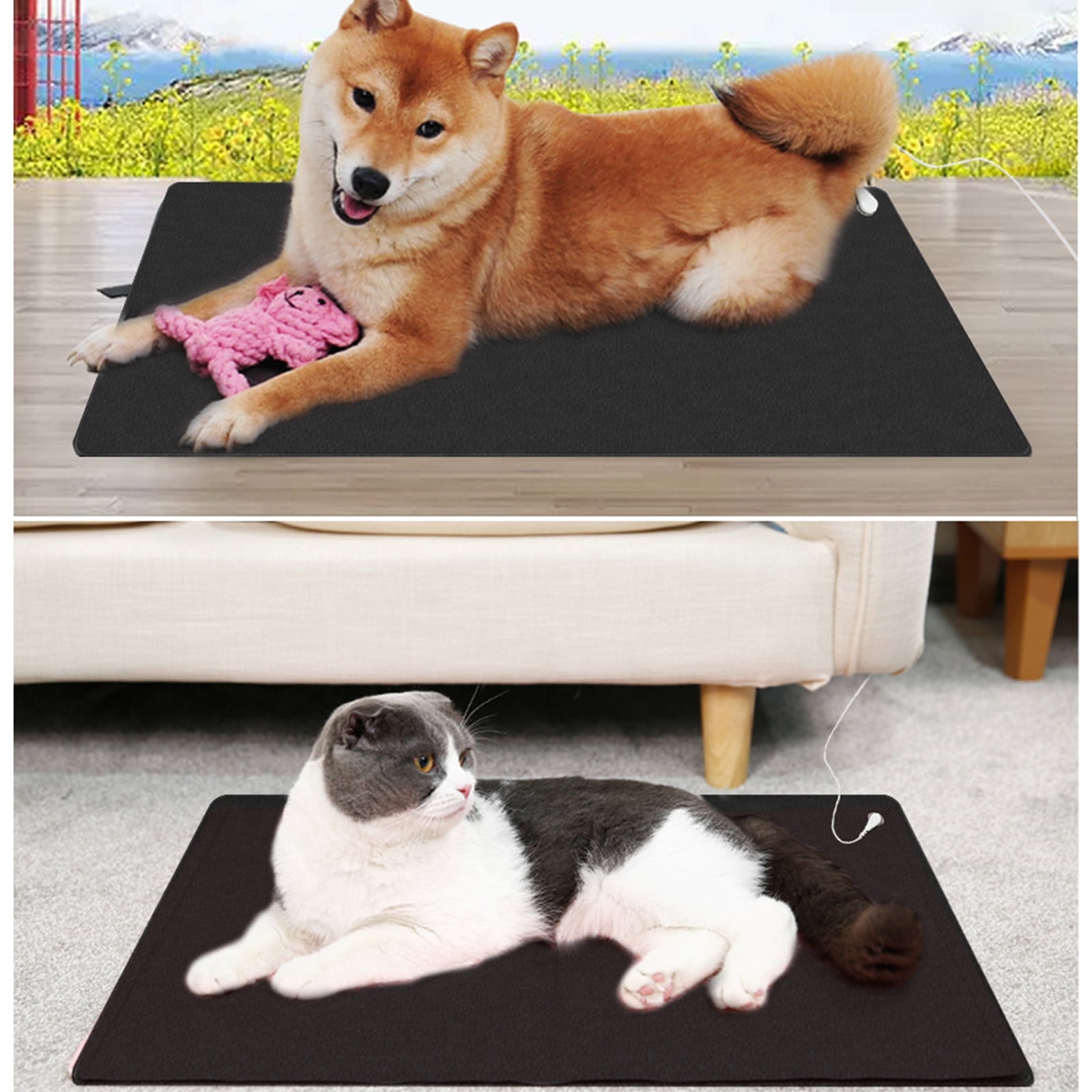 Grounding Mat Earthing Pad Kit with Grounded Cord,39.3x11.8 inch/11.8x9 ...