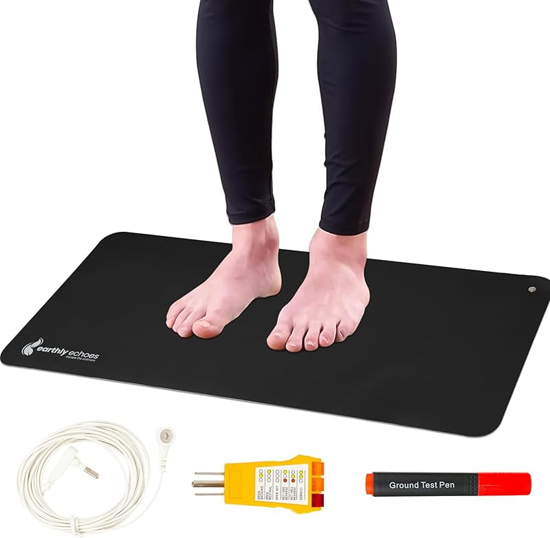 Grounding Mat for Feet, Chair & Yoga | Earthing Grounding Mat for Pain ...