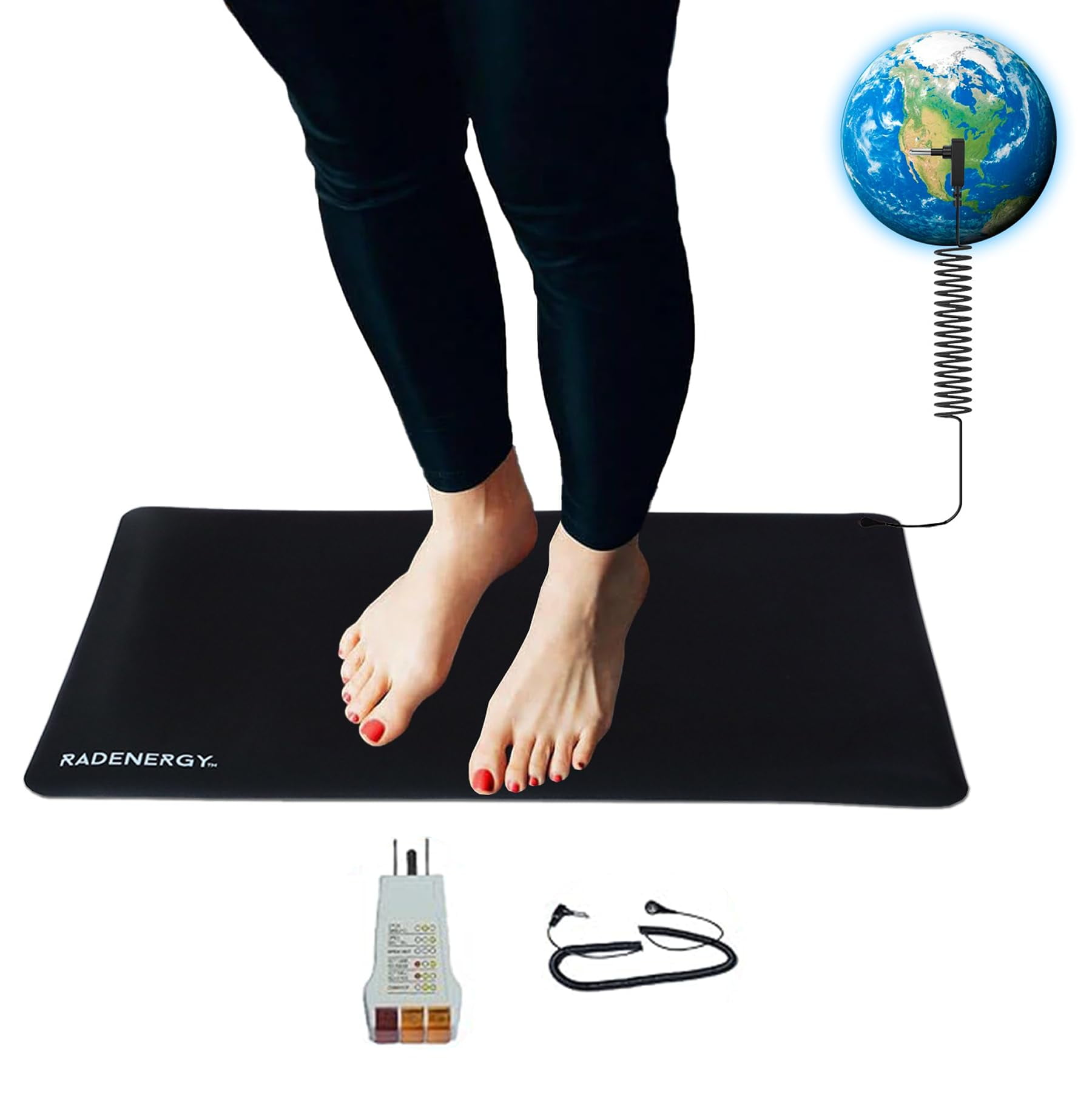 Grounding Mat for Feet – Indoor Earthing Pad for Desk, Bed, or Floor ...