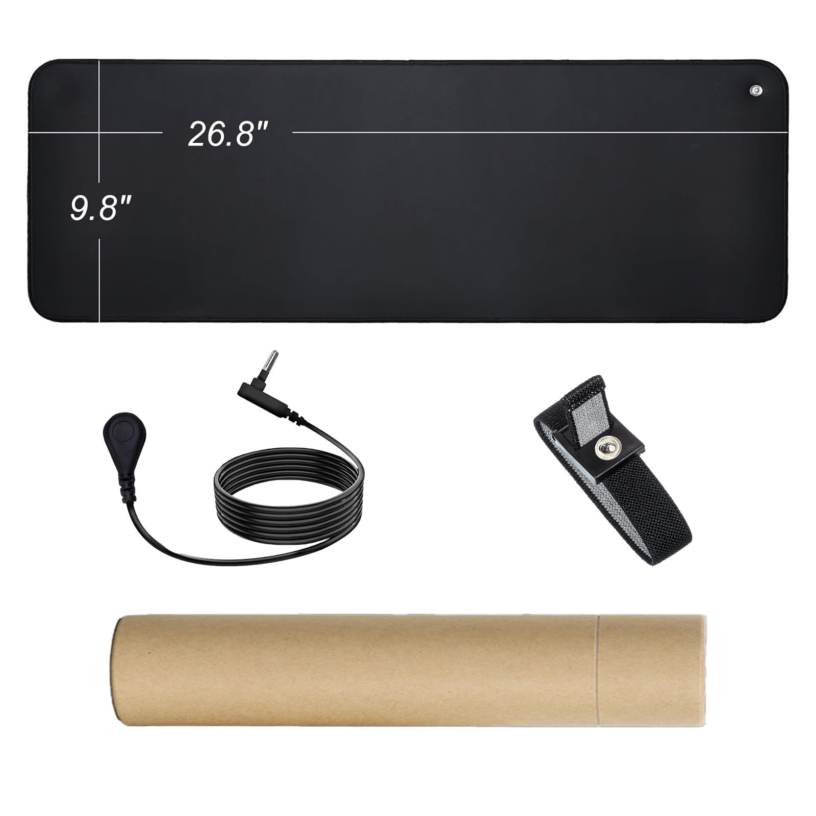 Amradield Grounding Mat Kit, 15ft Cord, Wristband, Earth Mat for Sleep ...