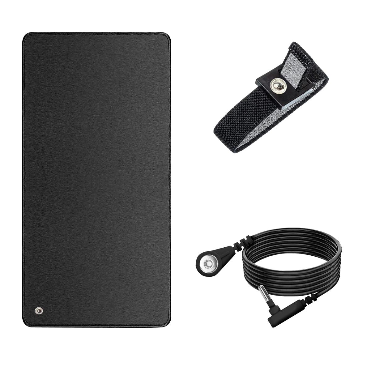 Grounding Mat Kits, 23.6"x13" Earthing Mat, 15-Foot Cord, Conductive ...