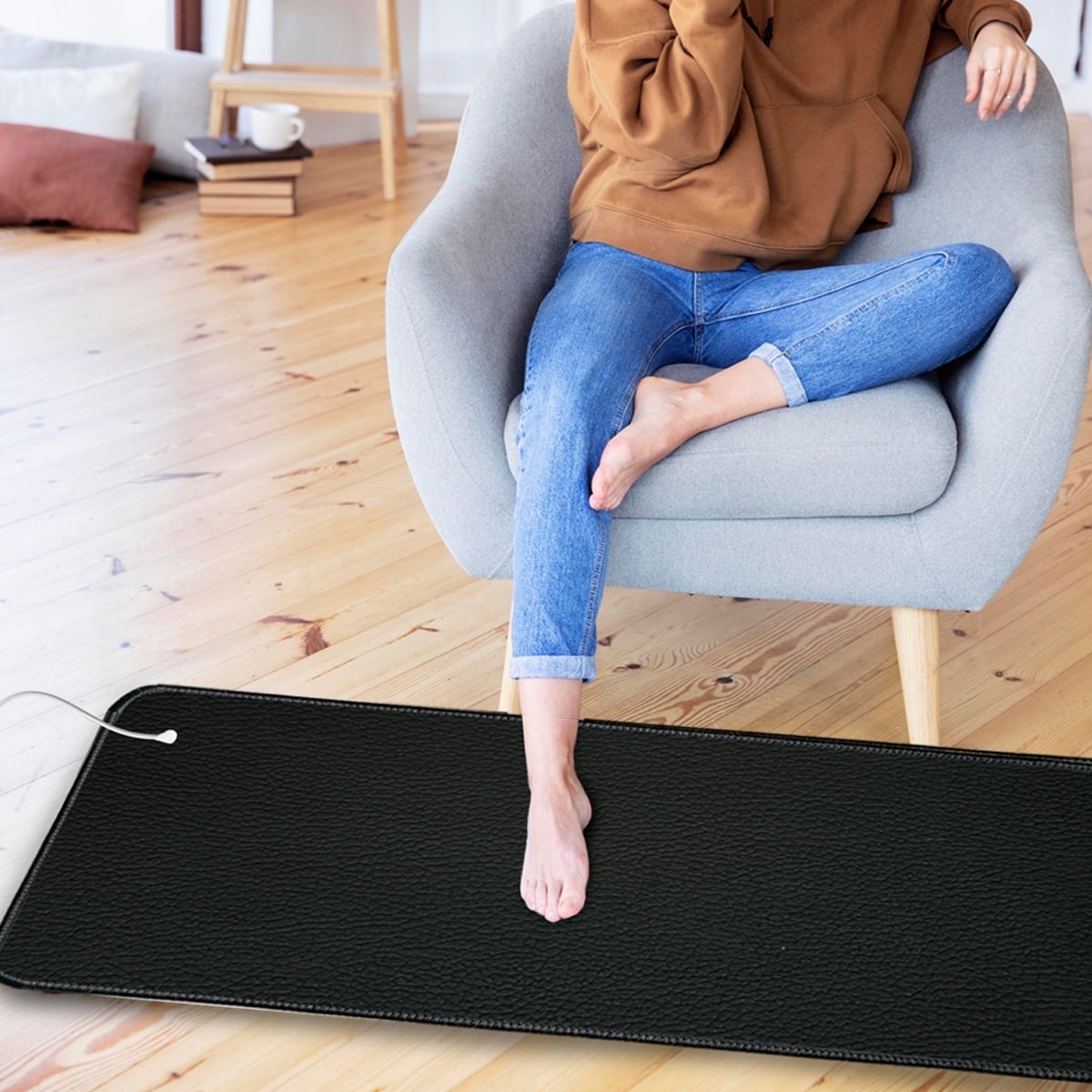 Grounding Mat for Feet Conductive Grounding Mouse Pad with 15ft Cord ...