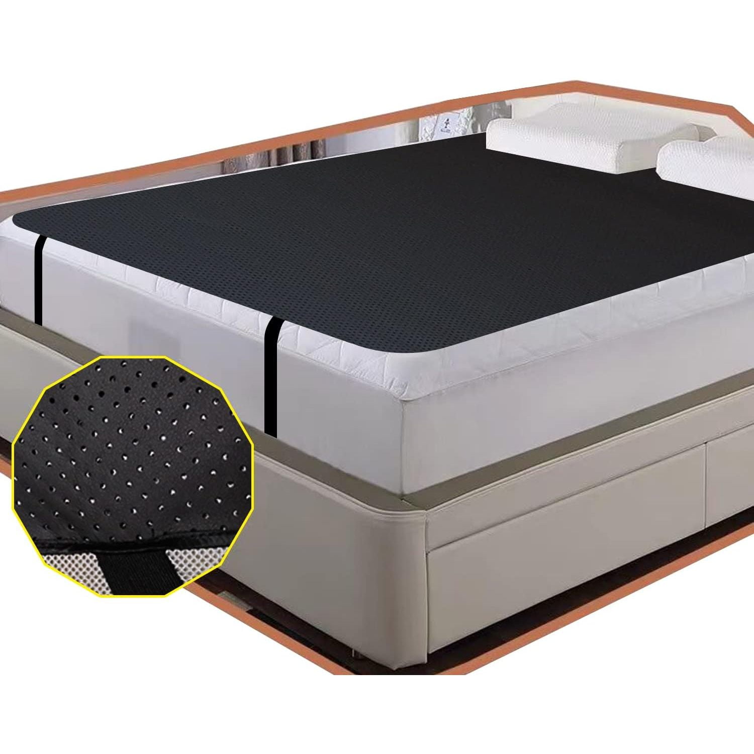 Grounding Mat for Sleeping, Help Improve Sleep Grounding Sheet, Reduce ...