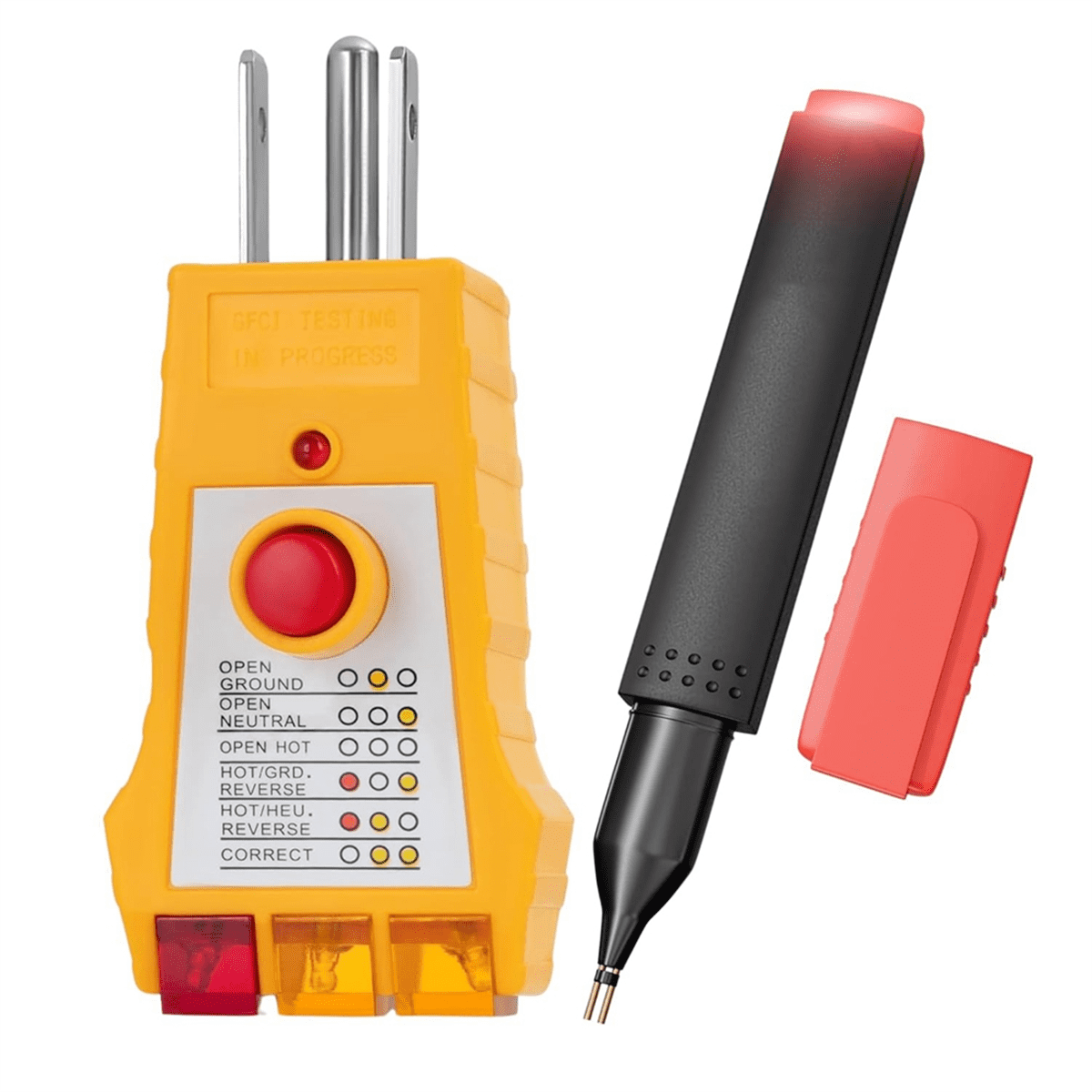 Grounding Pen & Outlet Tester Kit - Complete Set for Conductivity ...
