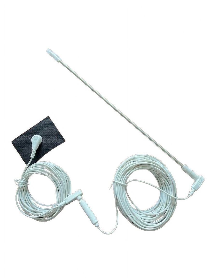 Grounding Rod 40ft White Cord Package with Snap Extension - Walmart.com