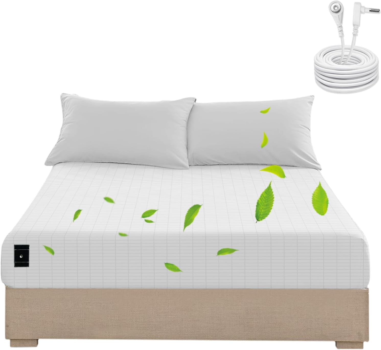 Grounding Sheets Queen Size, Grounding Fitted Sheet 60x80x15 in,10% ...