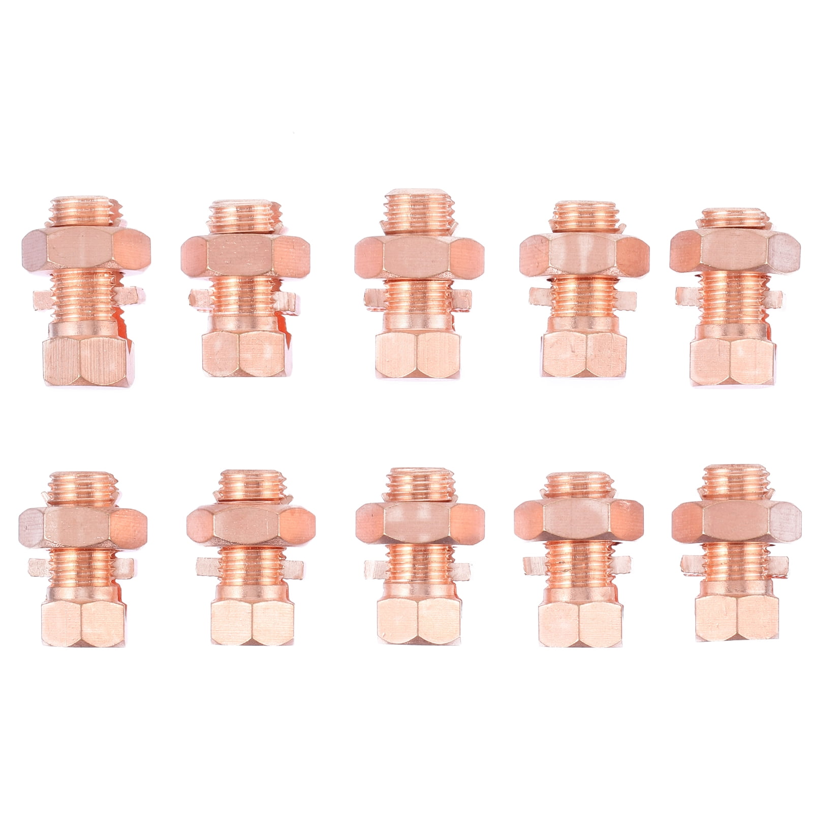 Grounding Split Bolt,10Pcs Practical Grounding Split Bolt Superior ...