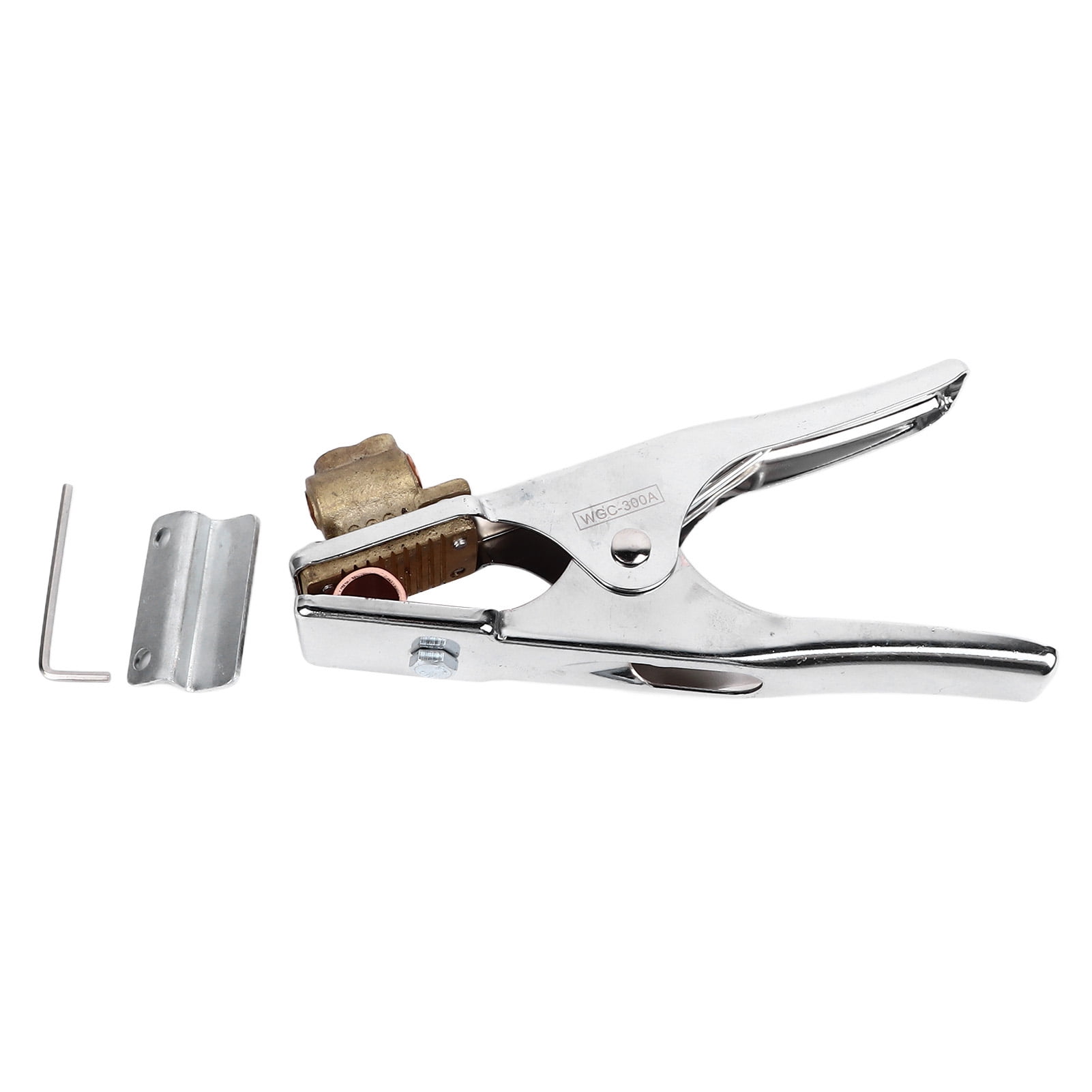 Grounding Work Clamp 300A Welder Welding Earth Clamp Iron Plated Chrome ...