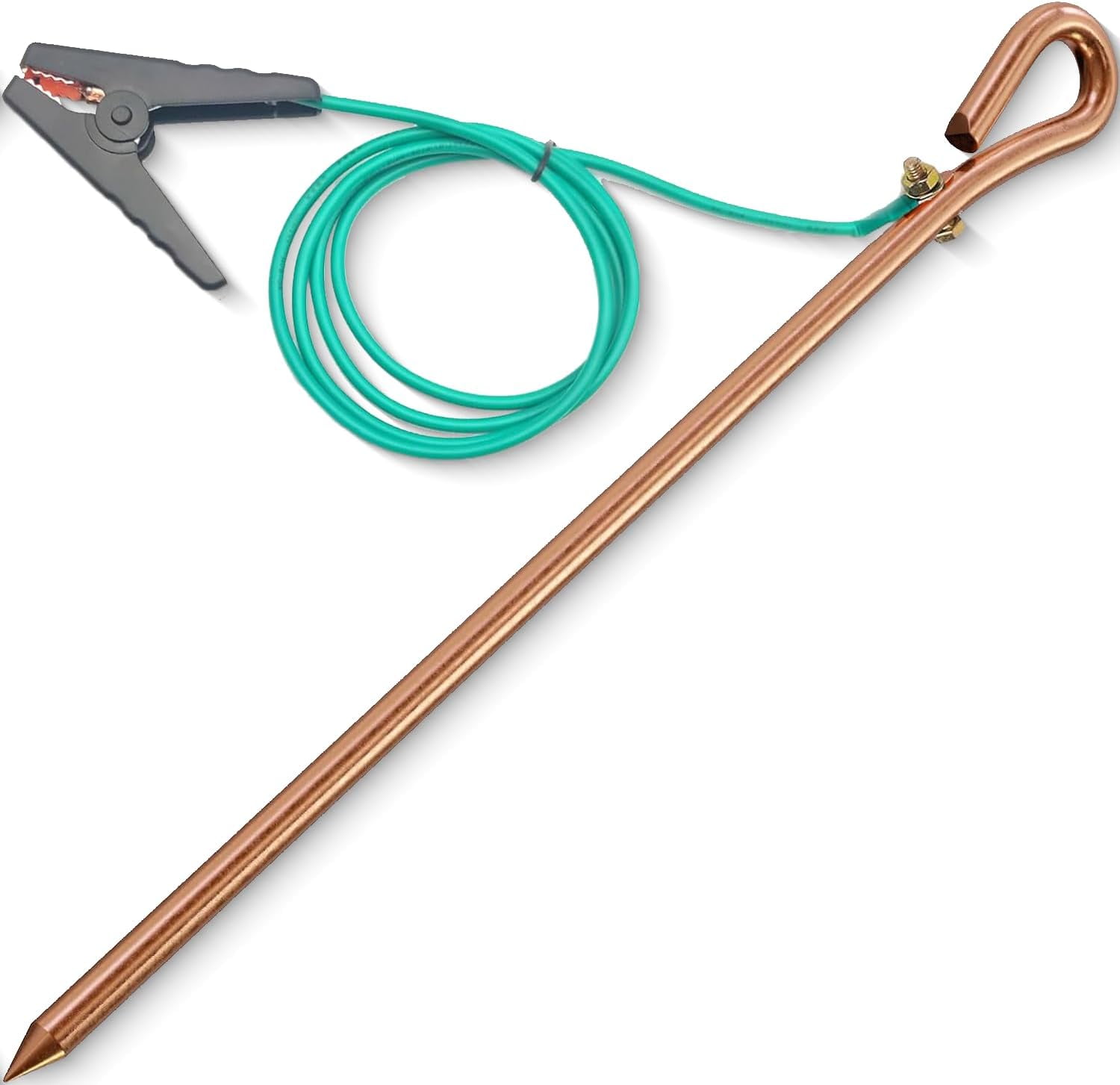 Grounding rod for earthing,Grounding Wire with Crocodile Clip electric ...