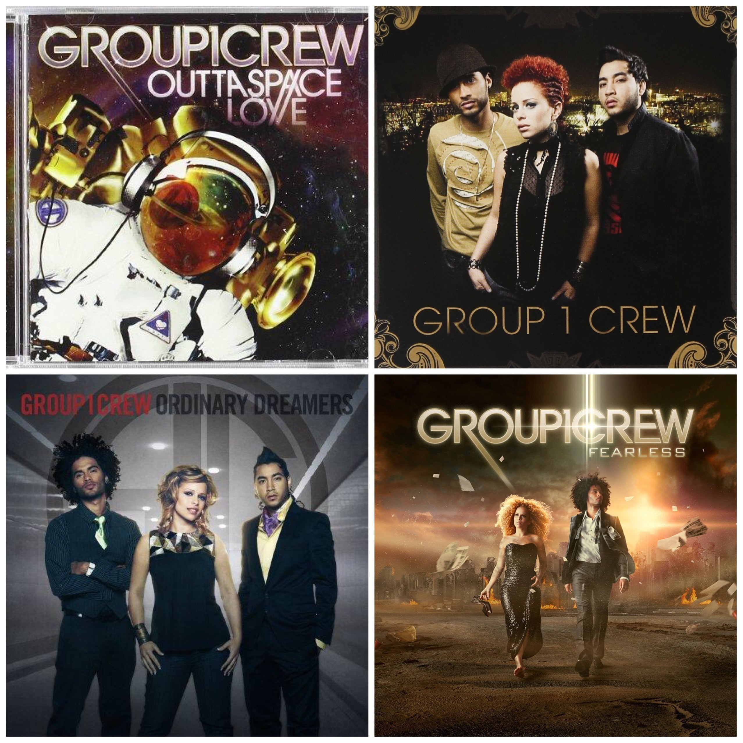 Group 1 Crew, Outta Space Love, Fearless, Ordinary Dreamers : Bundle ...