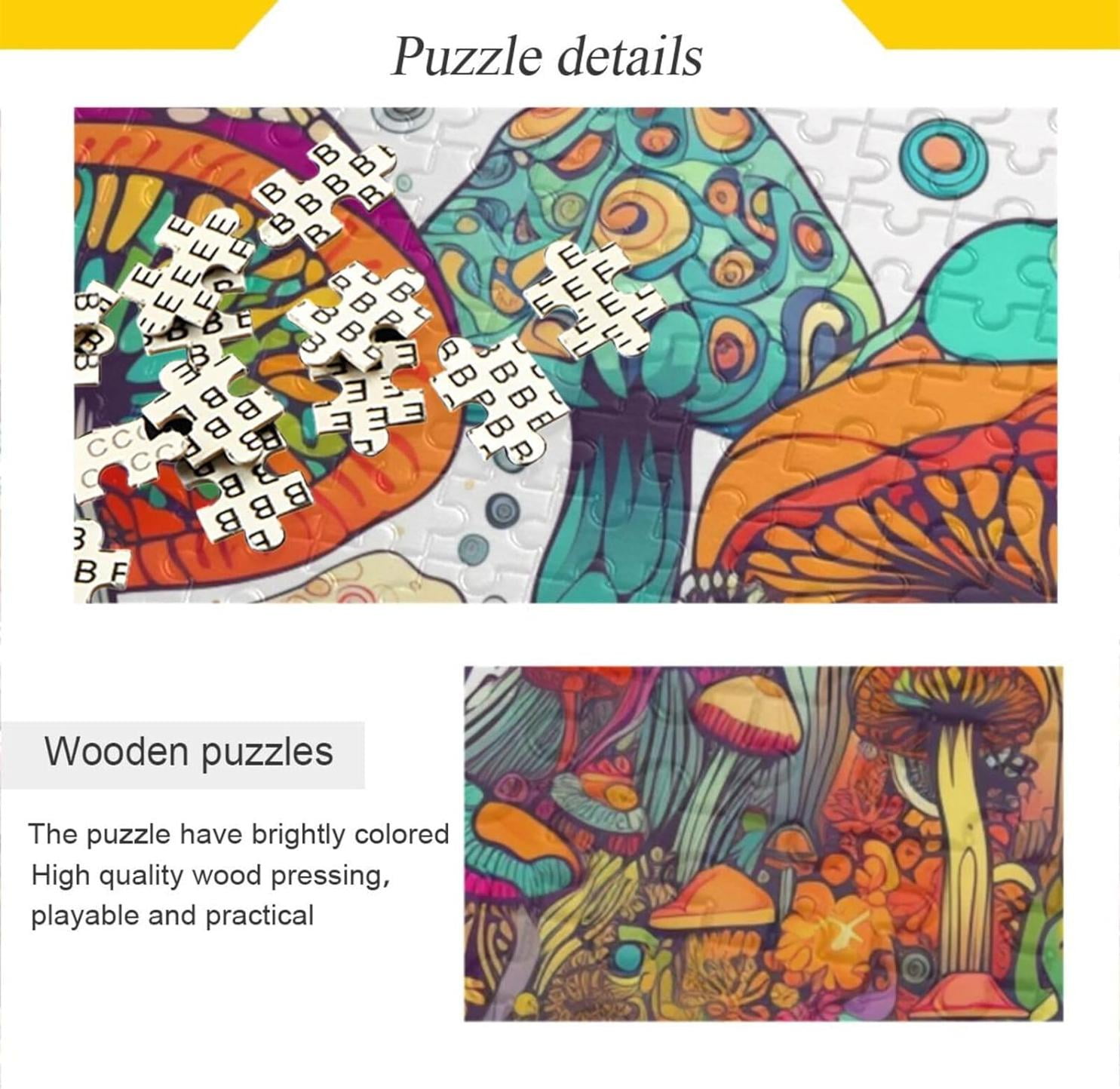 Group Anime Mushroom Jigsaw Puzzle 1000 Pieces, Zigsaw with Storage Bag ...